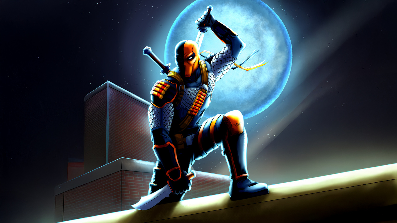 1366x768 Deathstroke Super Soldier Unleashed Laptop HD ,HD 4k Wallpapers,Images,Backgrounds ...