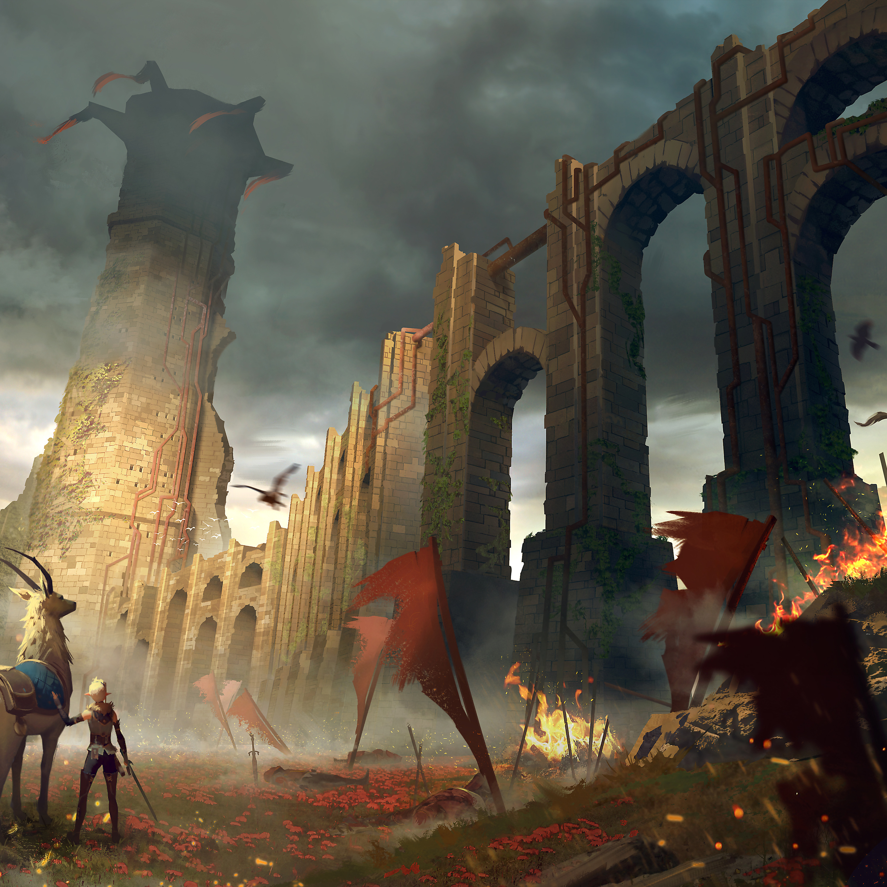 2932x2932 Decay Of Logos Ipad Pro Retina Display ,HD 4k Wallpapers ...