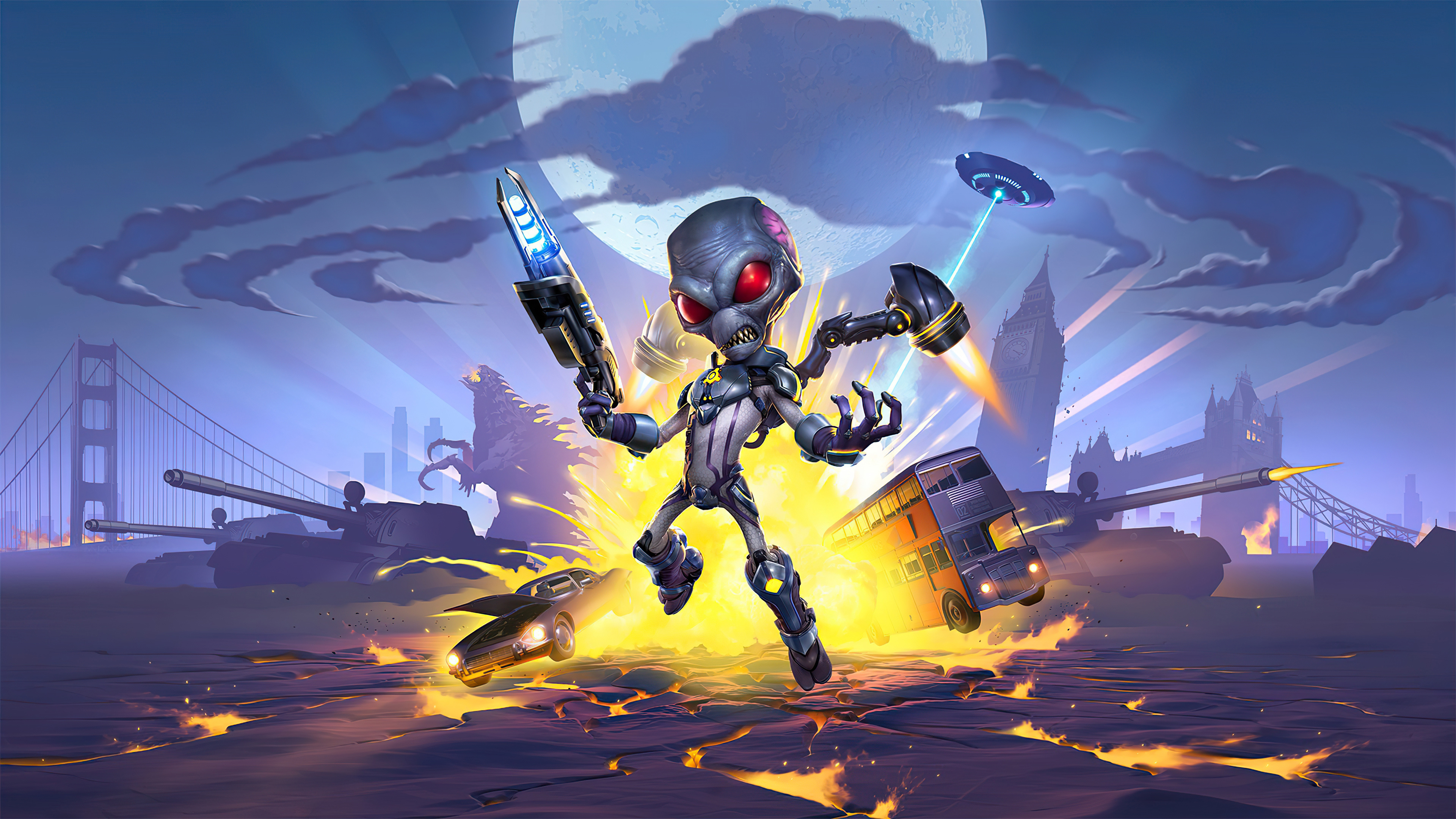 3840x2160 Destroy All Humans 4K ,HD 4k Wallpapers,Images,Backgrounds ...