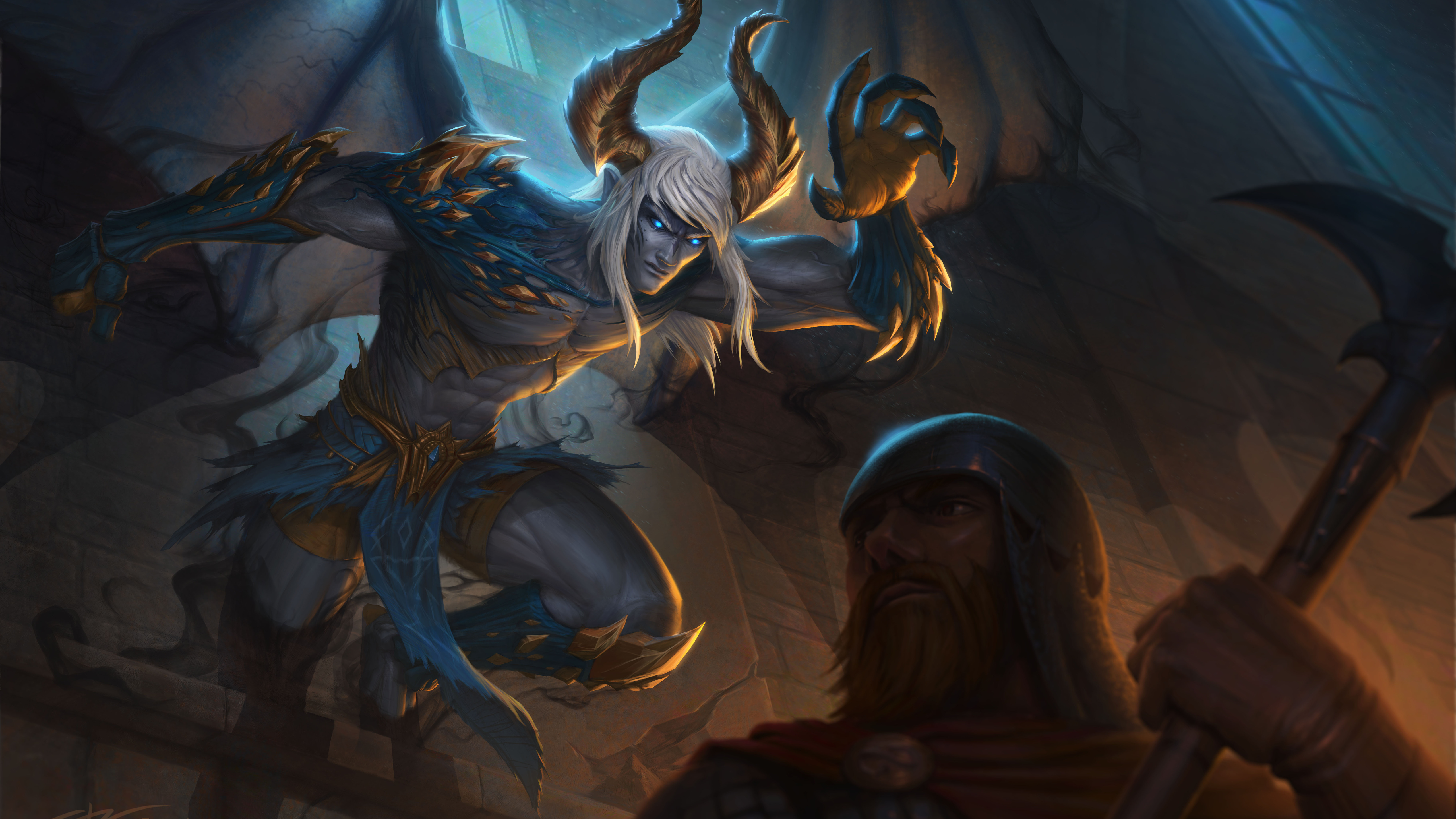 5120x2880 Devil Demon Fantasy Art 8k 5K ,HD 4k Wallpapers,Images ...