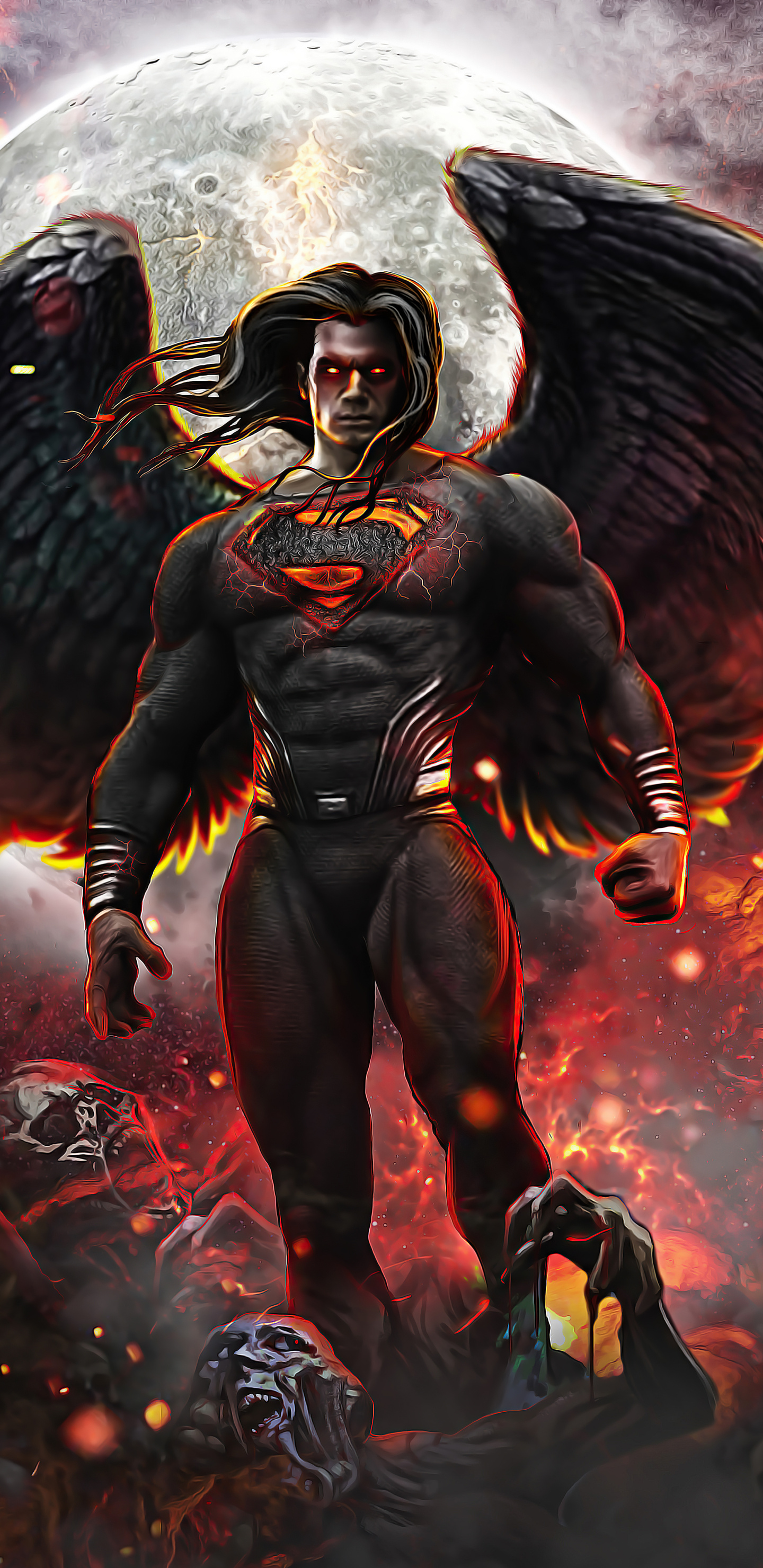 1440x2960 Devil Superman Samsung Galaxy Note 9,8, S9,S8,S8+ QHD ,HD 4k ...