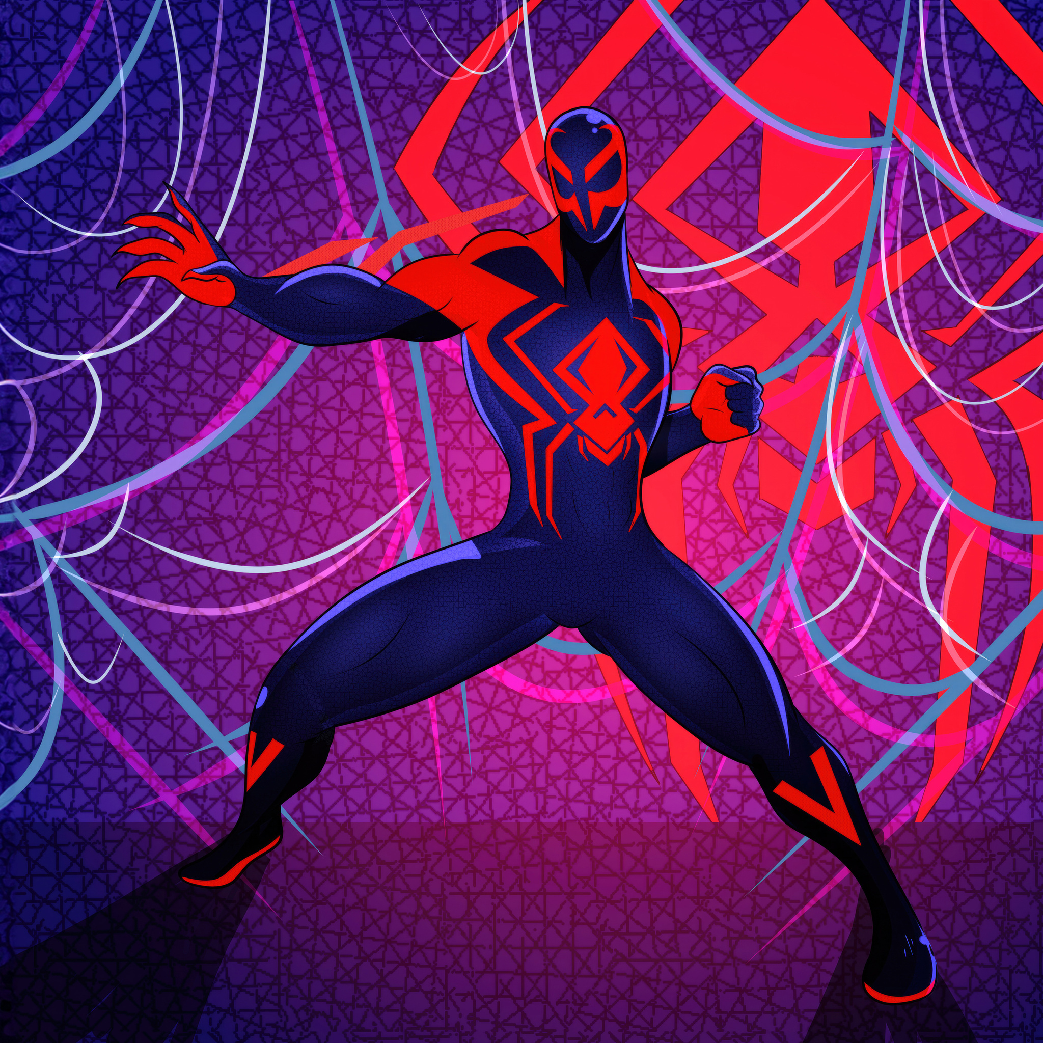 2048x2048 Digital Defender Spider Man 2099 Ipad Air ,HD 4k Wallpapers ...