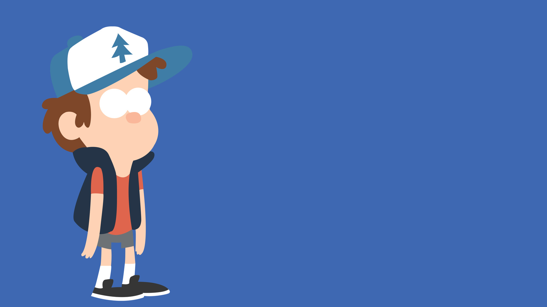 1920x1080 Dipper In Gravity Falls Minimalism 8k Laptop Full HD 1080P ...