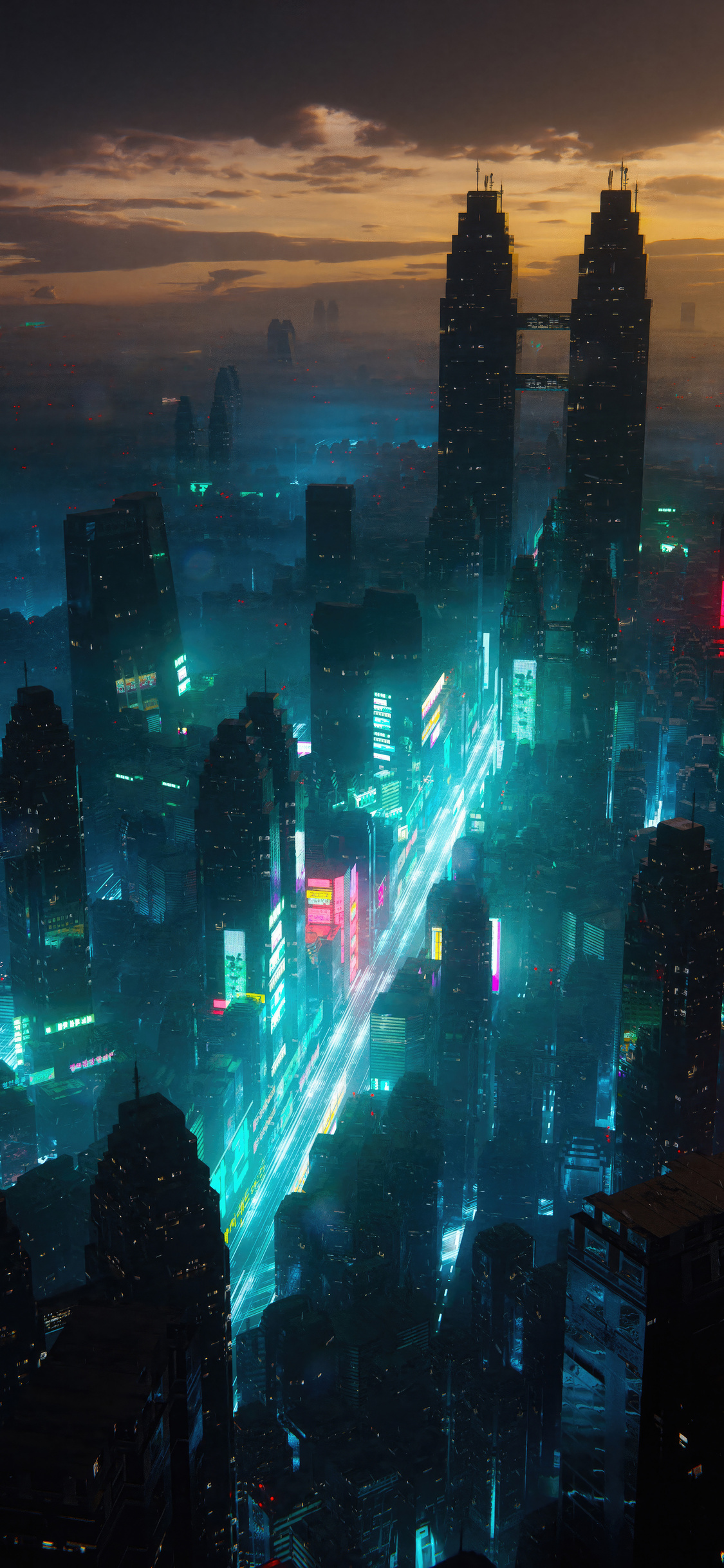 1125x2436 Disconnected City Iphone XS,Iphone 10,Iphone X ,HD 4k ...