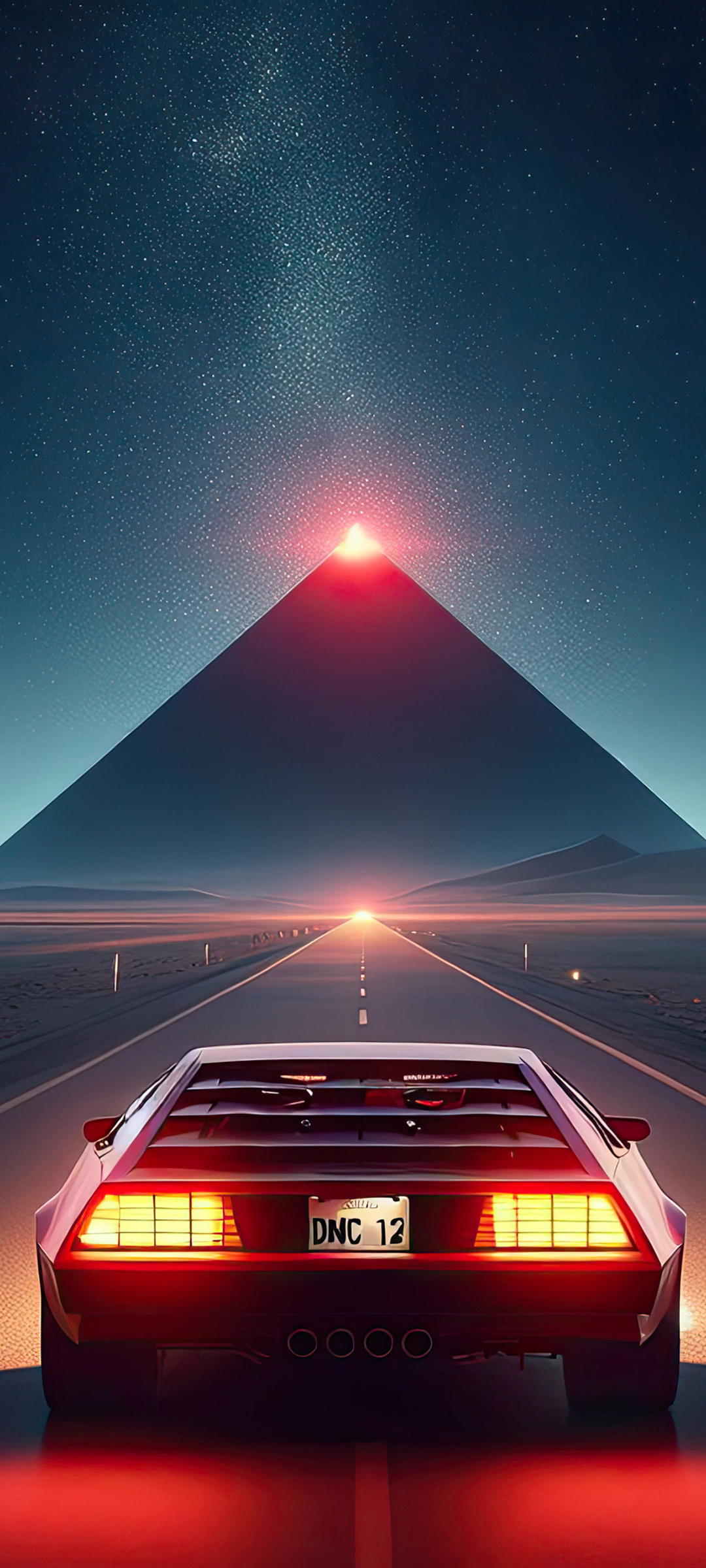 1080x2400 Dmc Delorean Synth Ride 4k Google Pixel 7 ,HD 4k Wallpapers ...