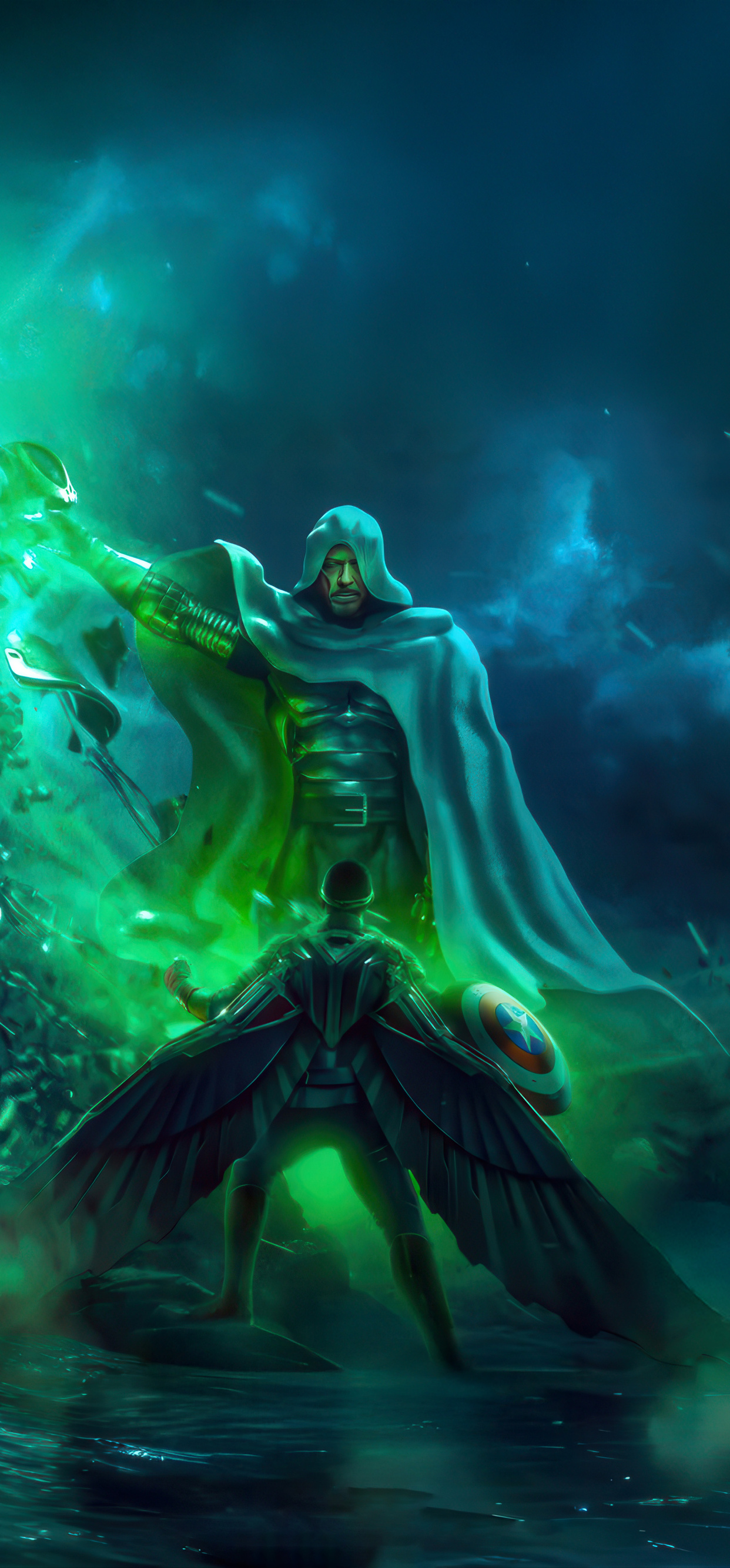 1242x2668 Doctor Doom Vs Captain America Iphone XS MAX ,HD 4k Wallpapers,Images,Backgrounds ...