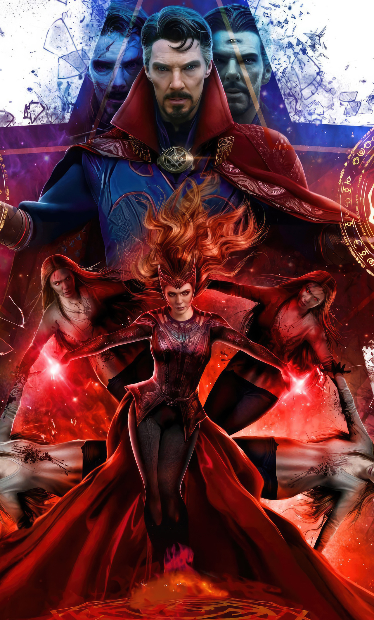 1280x2120 Doctor Strange In The Multiverse Of Madness 5k Poster iPhone ...