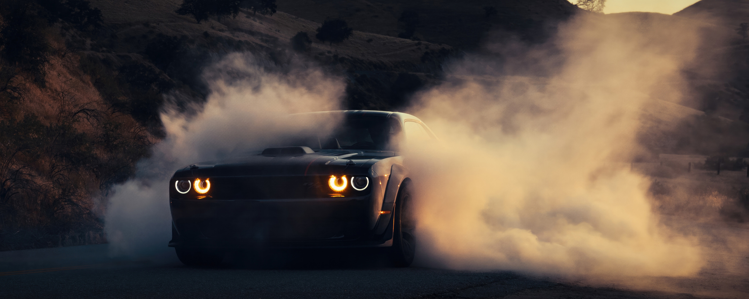 2560x1024 Dodge Challenger Drifting In Style Wallpaper,2560x1024 ...