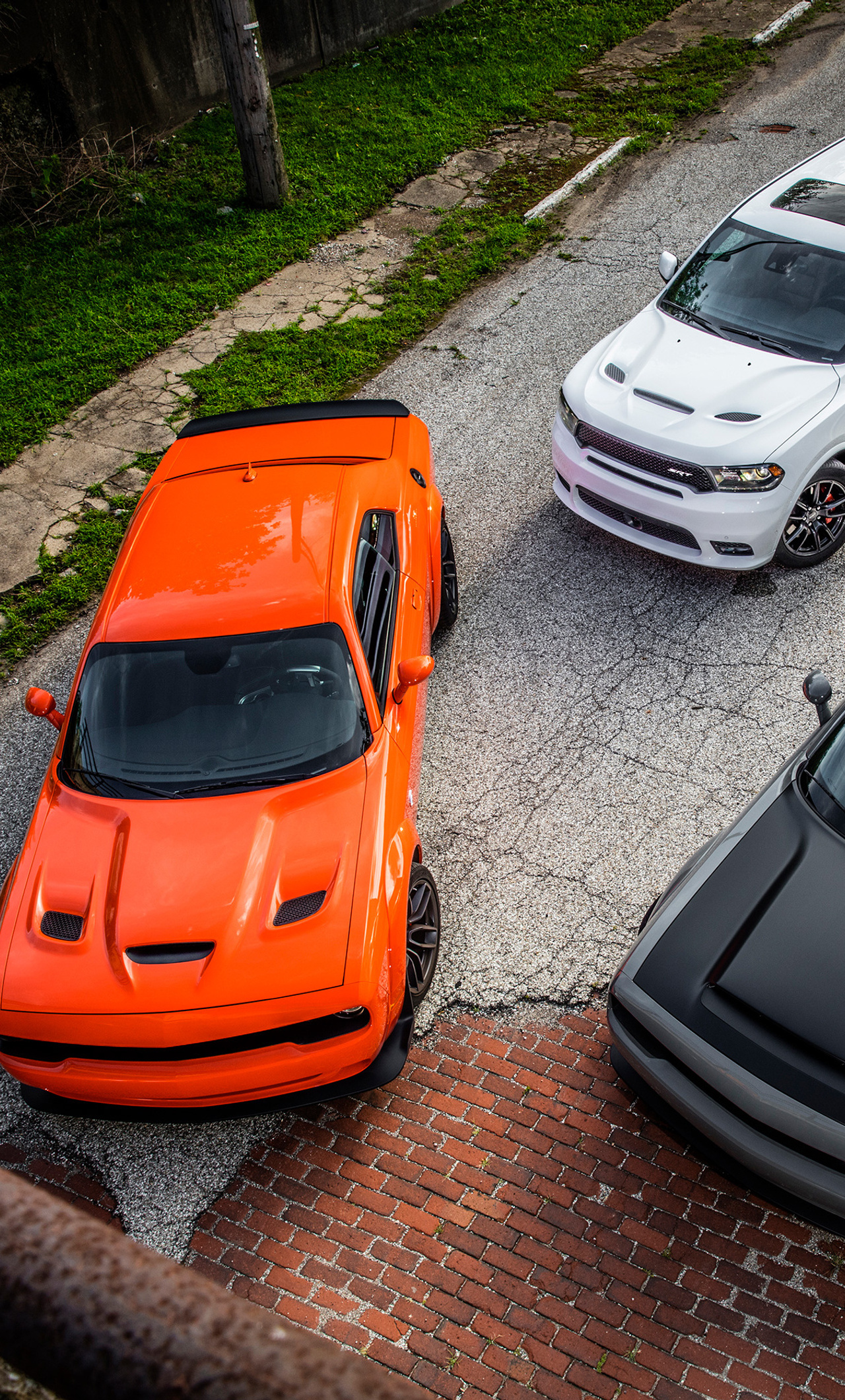 1280x2120 Dodge Durango And Dodge Challenger SRT Hellcat Widebody ...