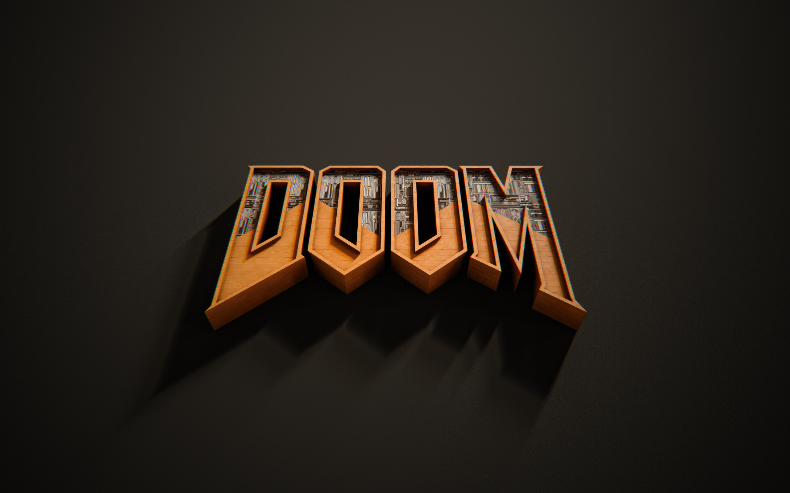 2560x1600 Doom Game Logo 3d Wallpaper,2560x1600 Resolution HD 4k ...
