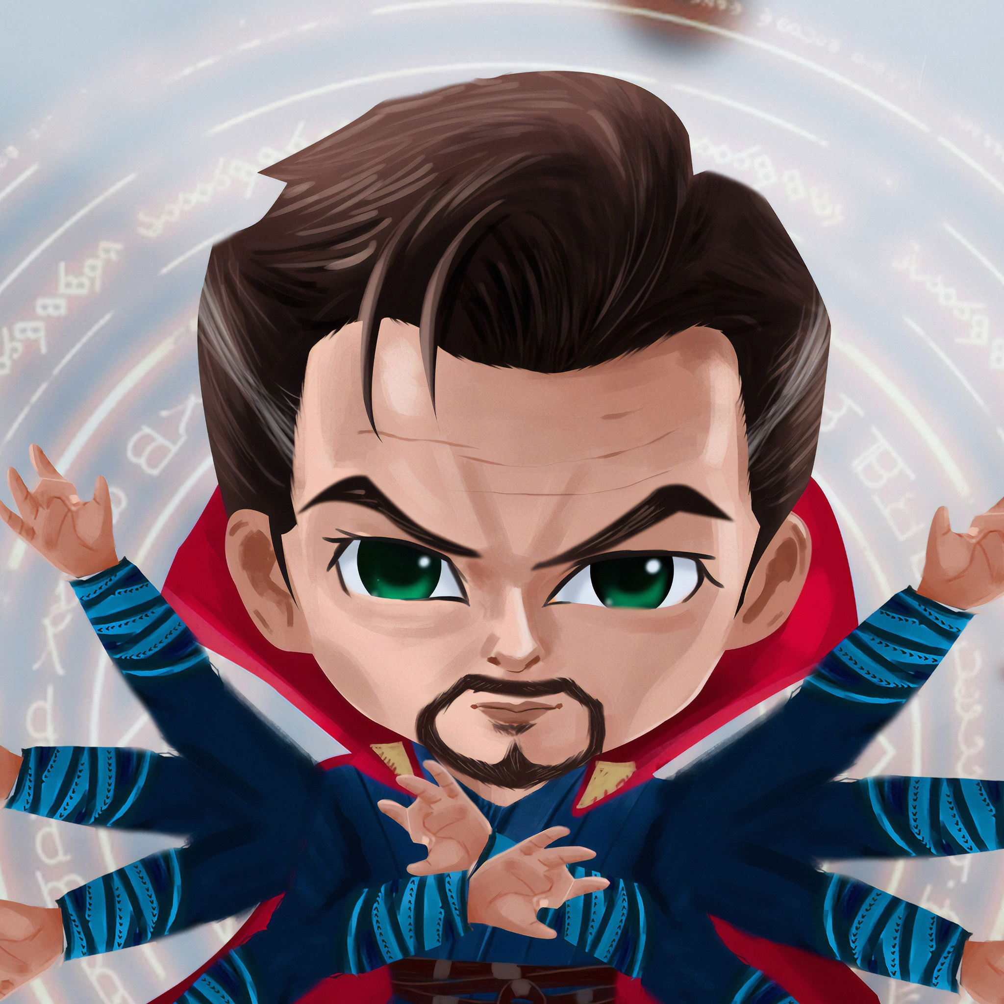 2048x2048 Dr Strange Chibi Ipad Air ,HD 4k Wallpapers,Images ...
