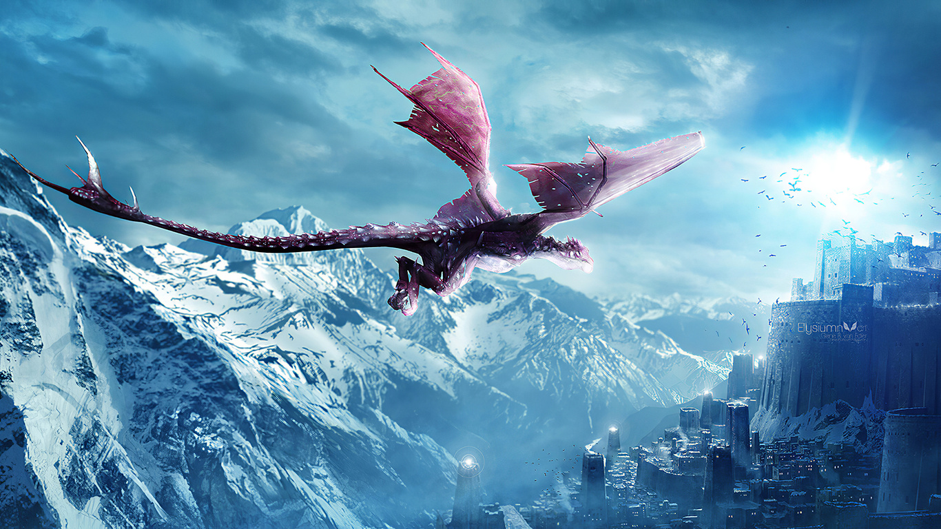1366x768 Dragon Arrival Laptop HD ,HD 4k Wallpapers,Images,Backgrounds ...