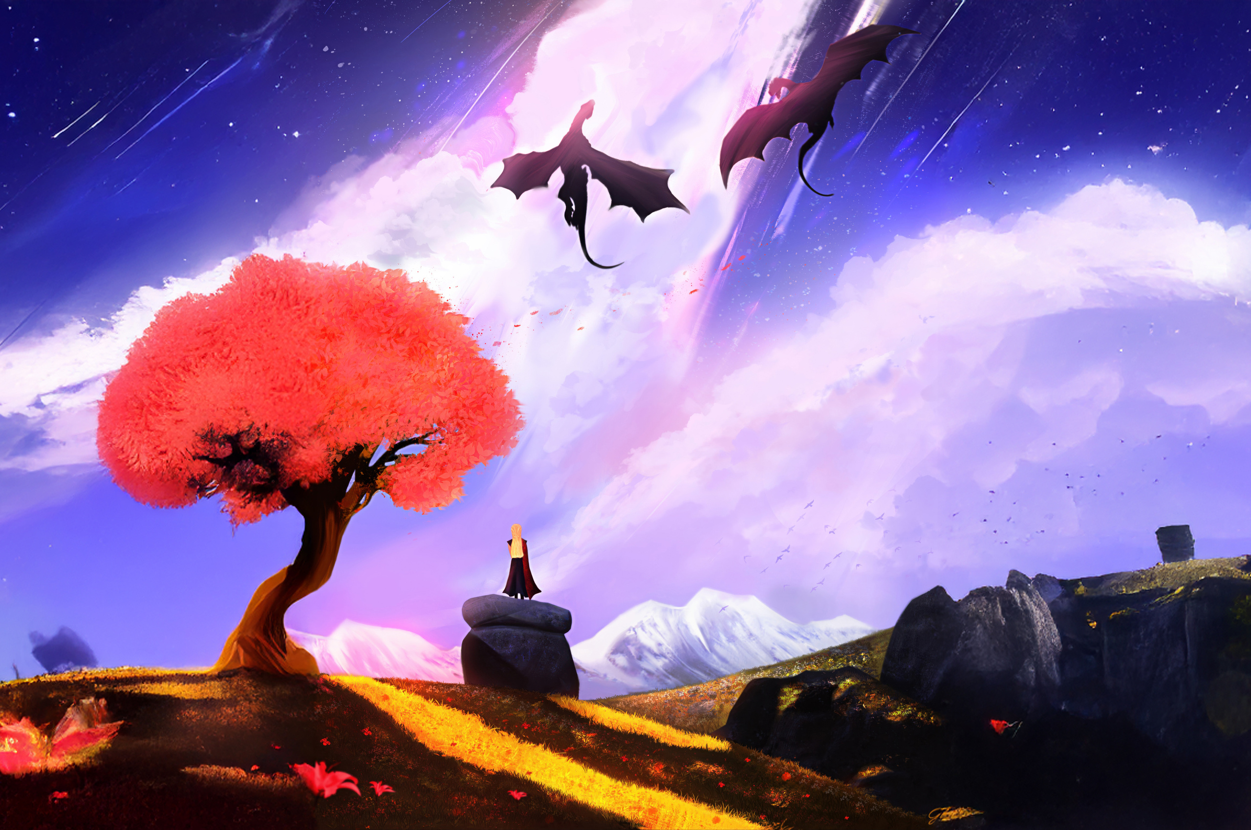 2560x1700 Dragon Dance Above The Mountains Chromebook Pixel ,HD 4k ...