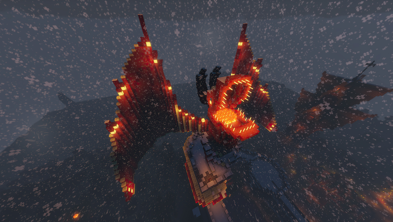 1360x768 Dragon In Minecraft 4k Laptop HD ,HD 4k Wallpapers,Images ...