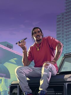 240x320 Drequan Priest In Gta 6 Nokia 230, Nokia 215, Samsung Xcover ...