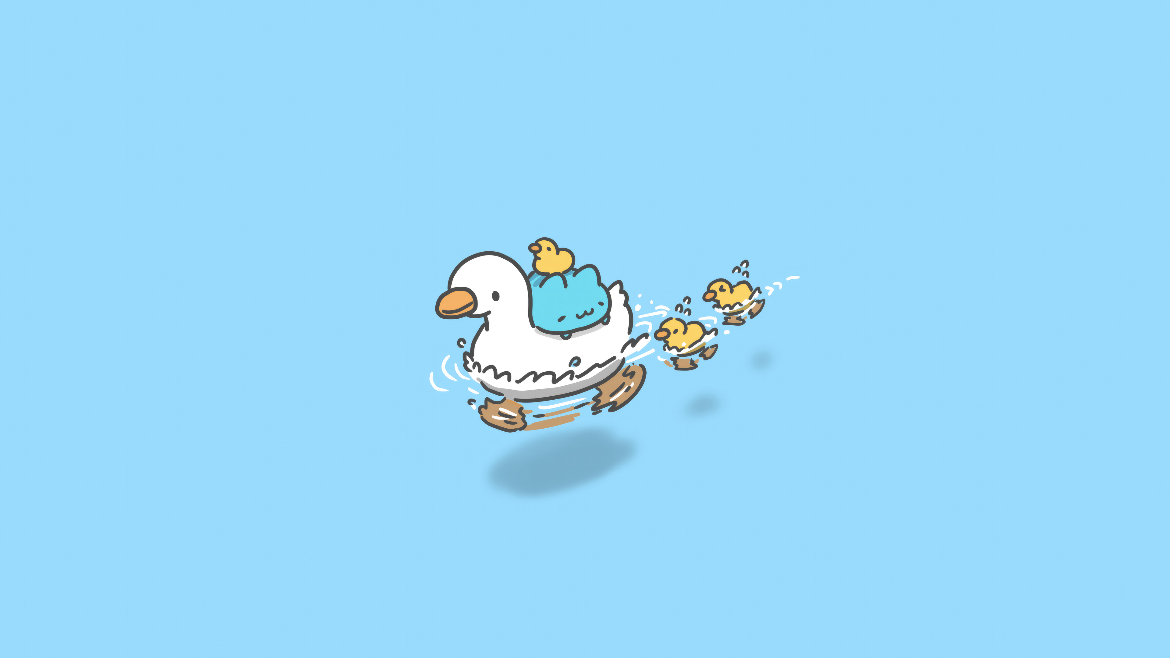 3840x2160 Ducks Minimal 5k 4K ,HD 4k Wallpapers,Images,Backgrounds ...