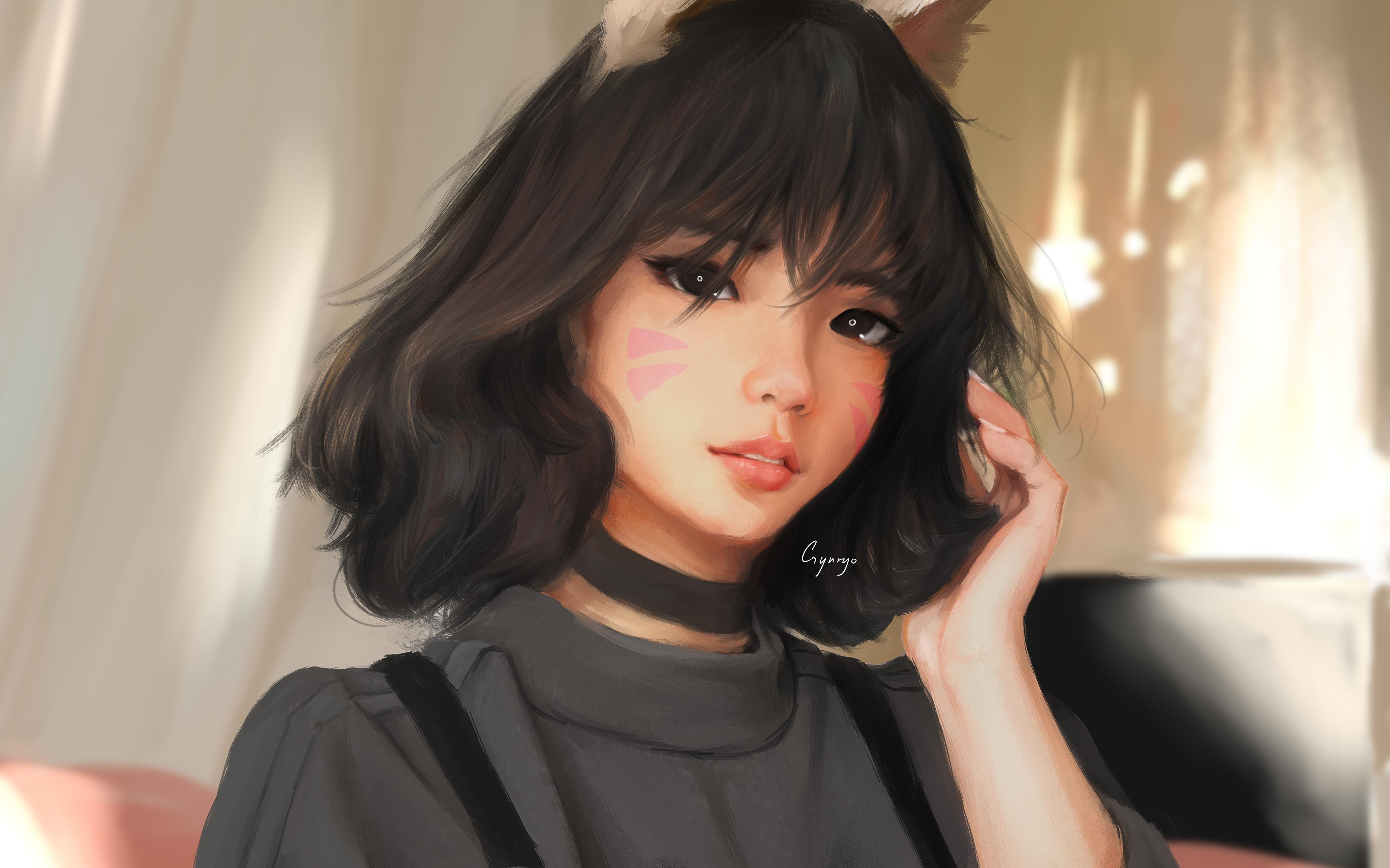 3840x2400 Dva Overwatch Art 5k 4K ,HD 4k Wallpapers,Images,Backgrounds ...