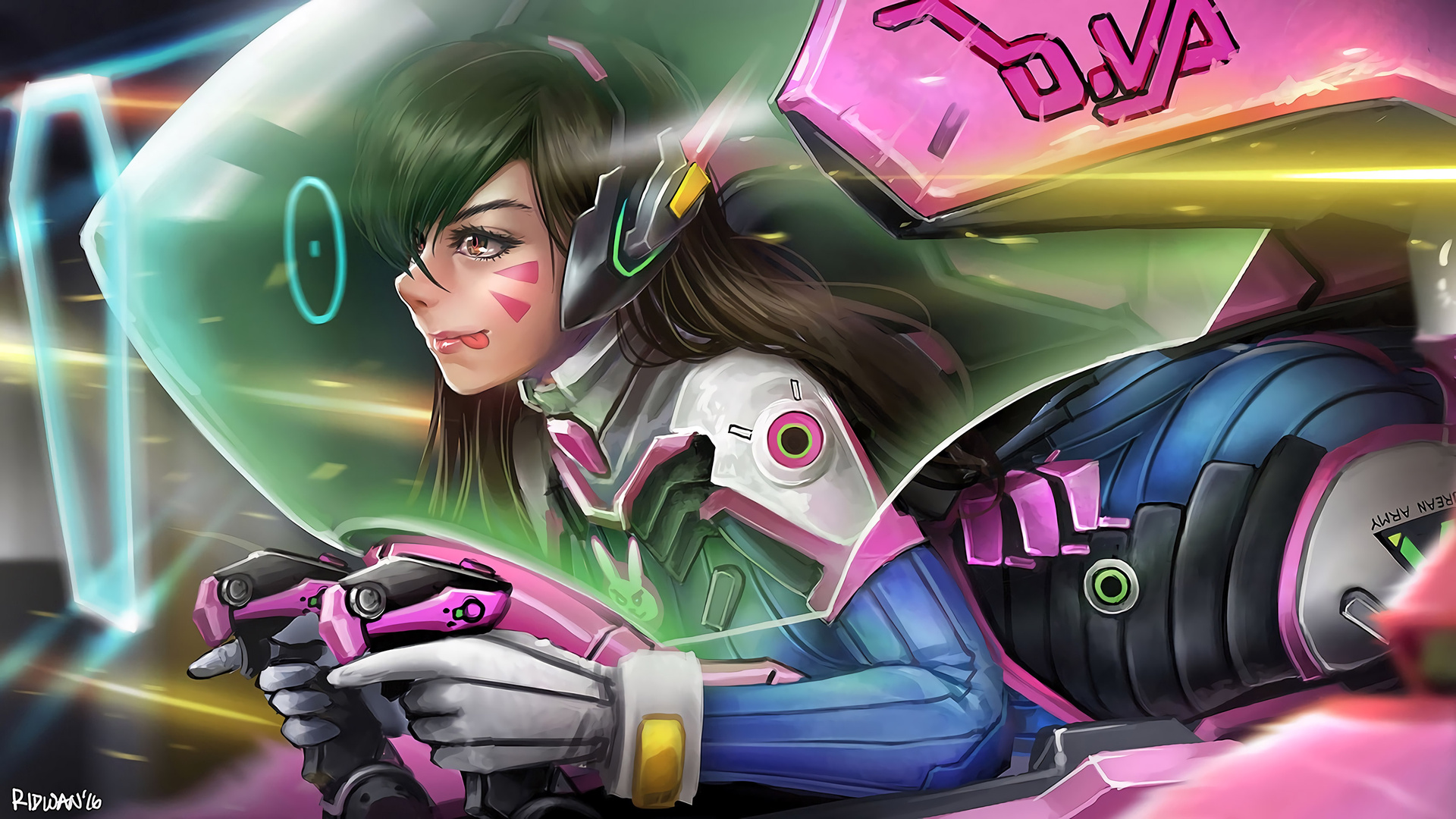 1920x1080 Dva Overwatch Best Artwork Laptop Full HD 1080P ,HD 4k ...