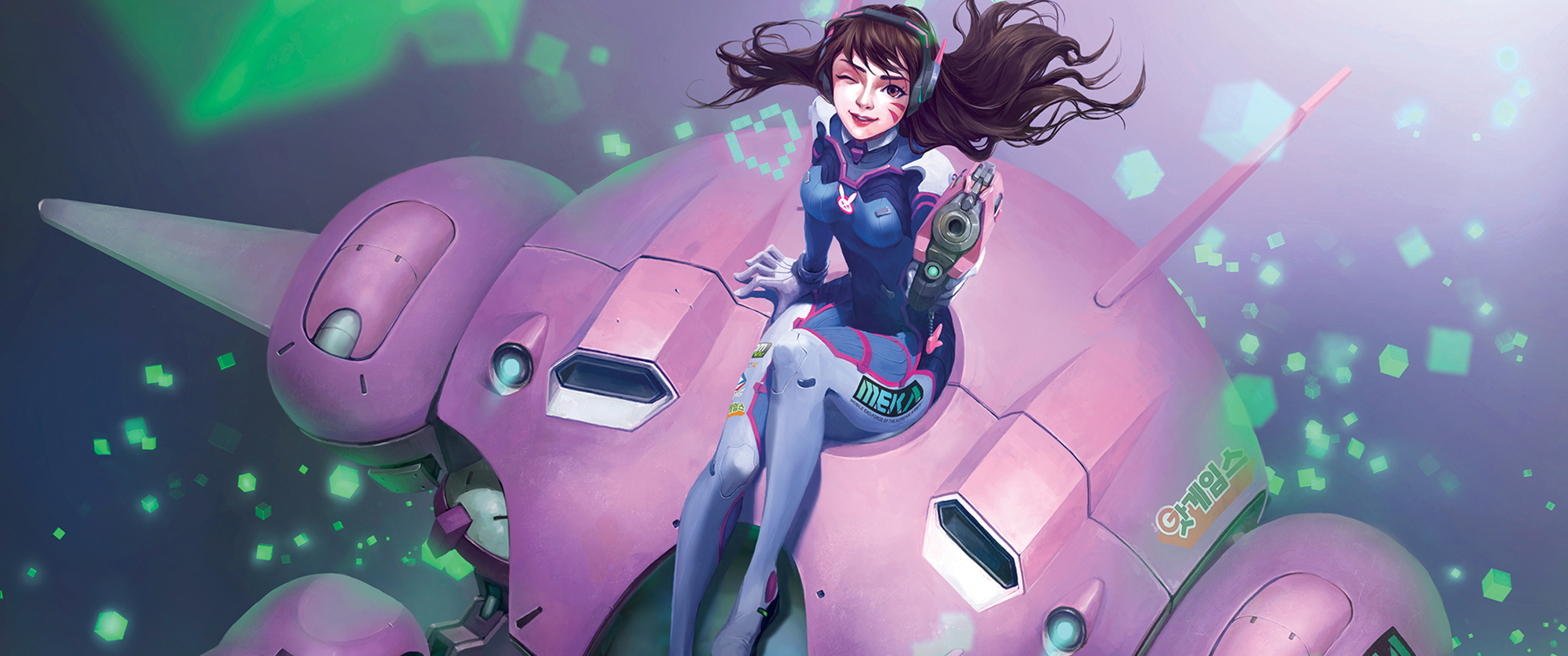 3440x1440 Dva Overwatch Game Artwork UltraWide Quad HD 1440P ,HD 4k ...