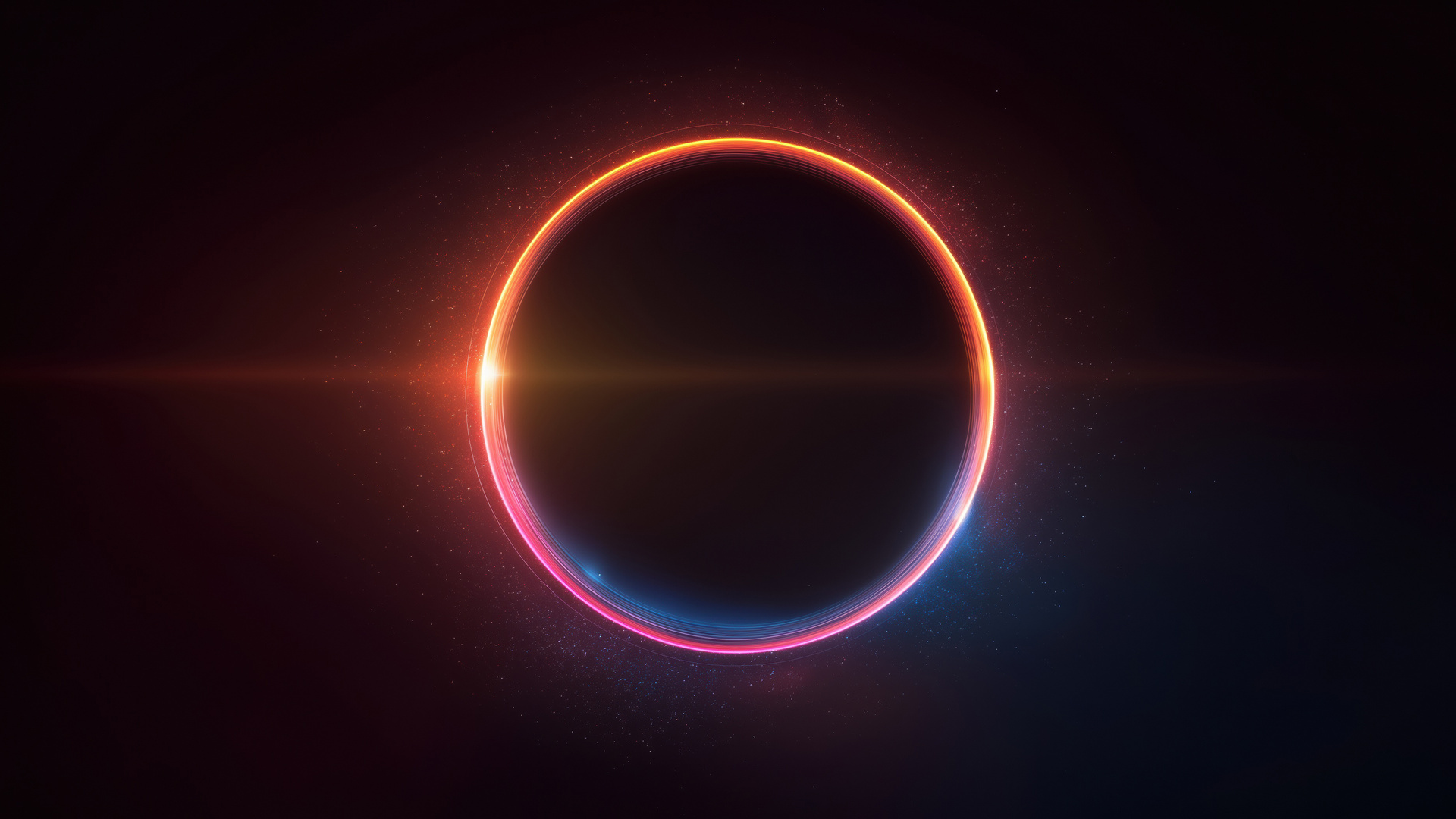 1920x1080 Eclipse Circle Space Ai Laptop Full HD 1080P ,HD 4k ...