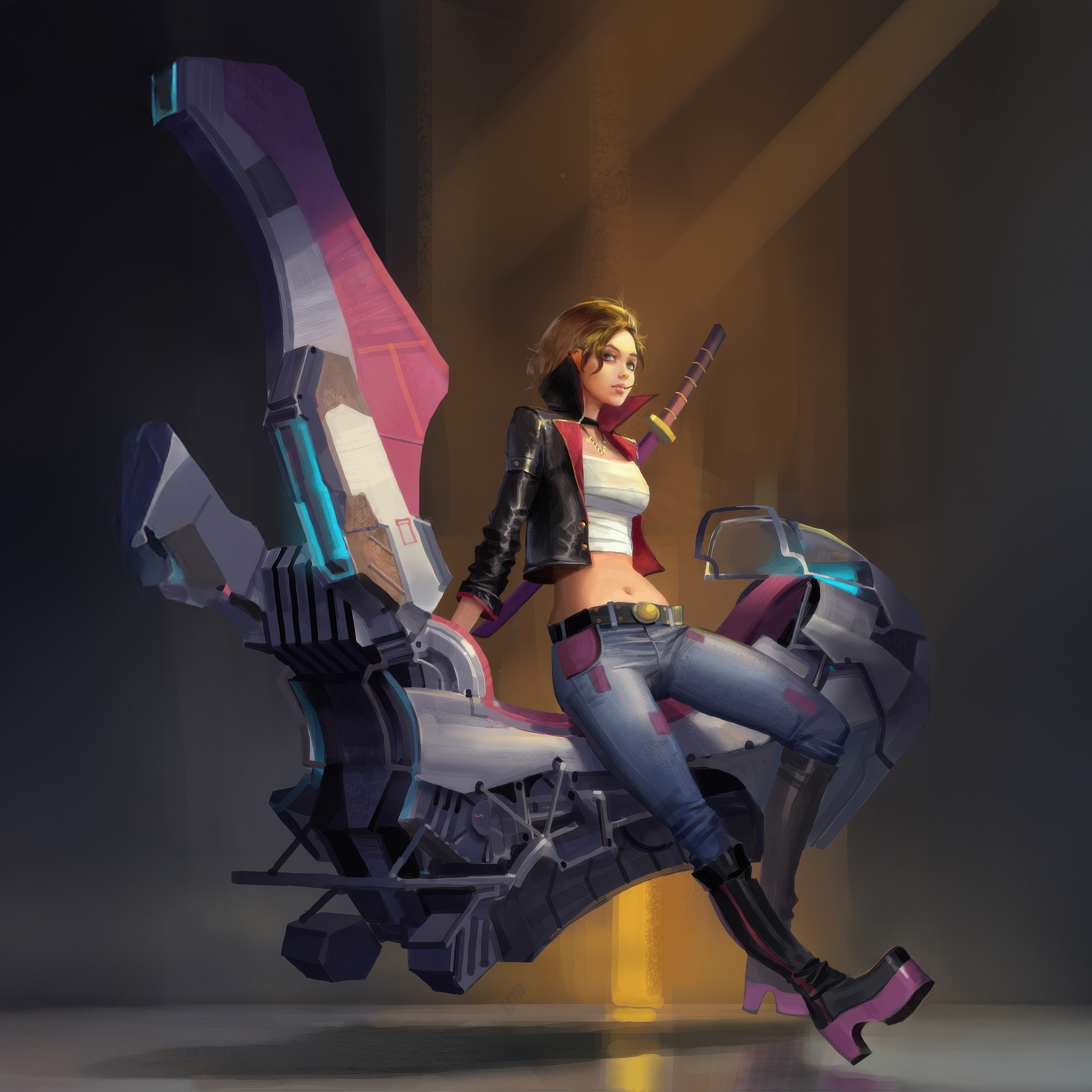 2048x2048 Edge Of Tomorrow Samurai Ride Ipad Air ,HD 4k Wallpapers ...