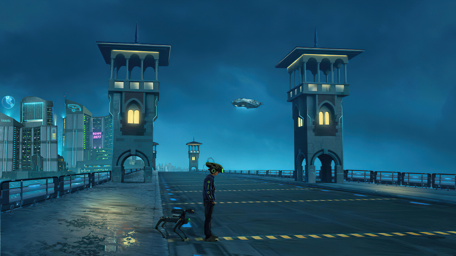 1920x1080 Egypt 2077 On Stanly Bridge 5k Laptop Full HD 1080P ,HD 4k ...