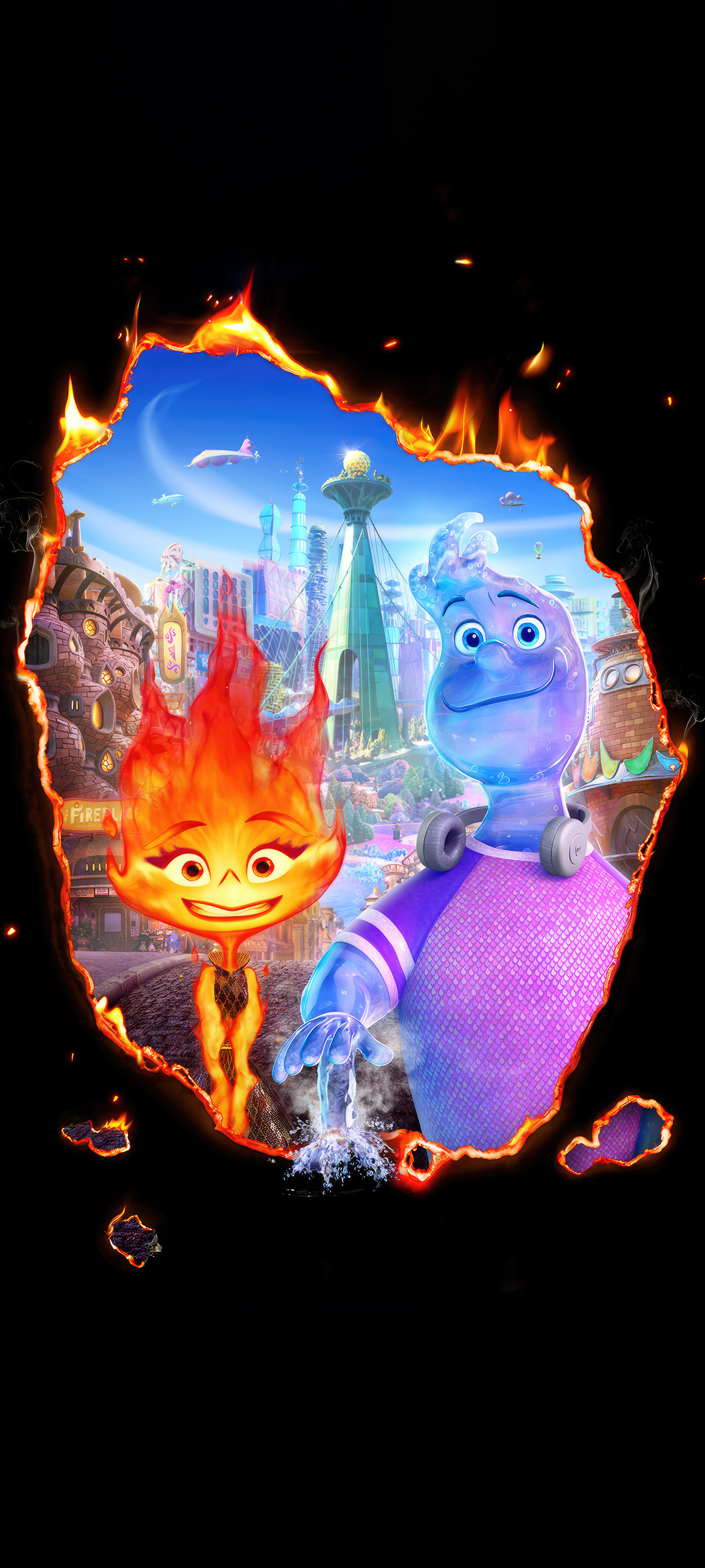 1080x2400 Elemental Movie Google Pixel 7 ,HD 4k Wallpapers,Images ...