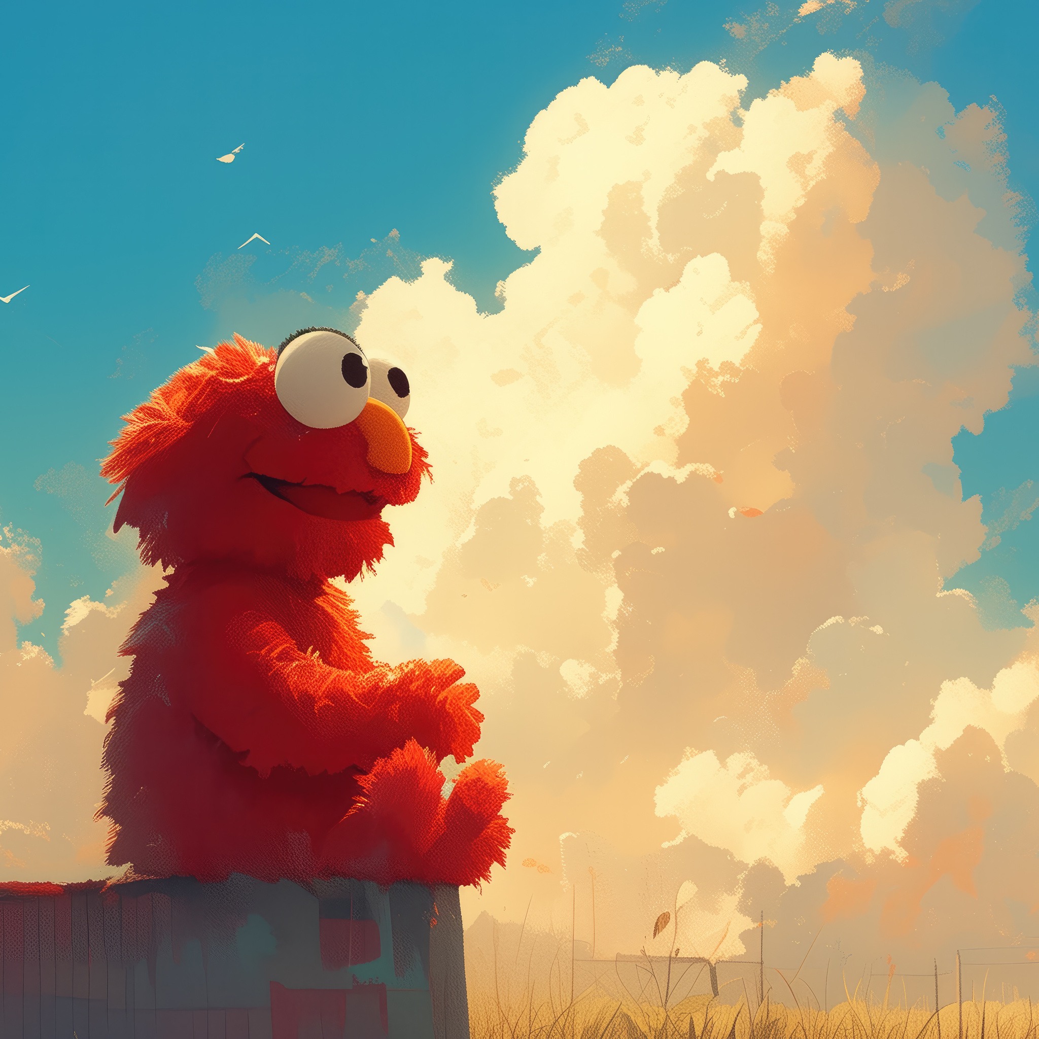 2048x2048 Elmo Sesame Street Ipad Air ,HD 4k Wallpapers,Images ...