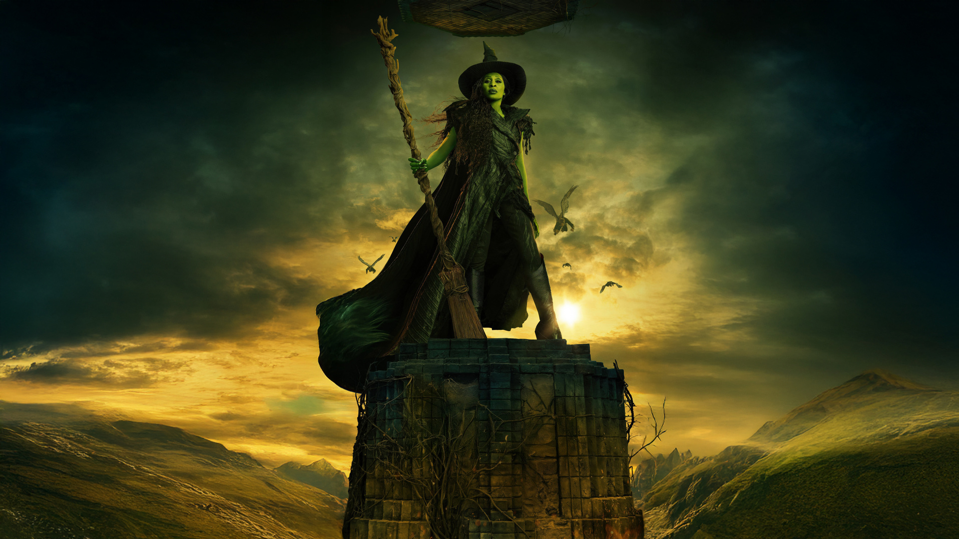 1920x1080 Elphaba In Wicked For Good 2025 Laptop Full HD 1080P ,HD 4k ...