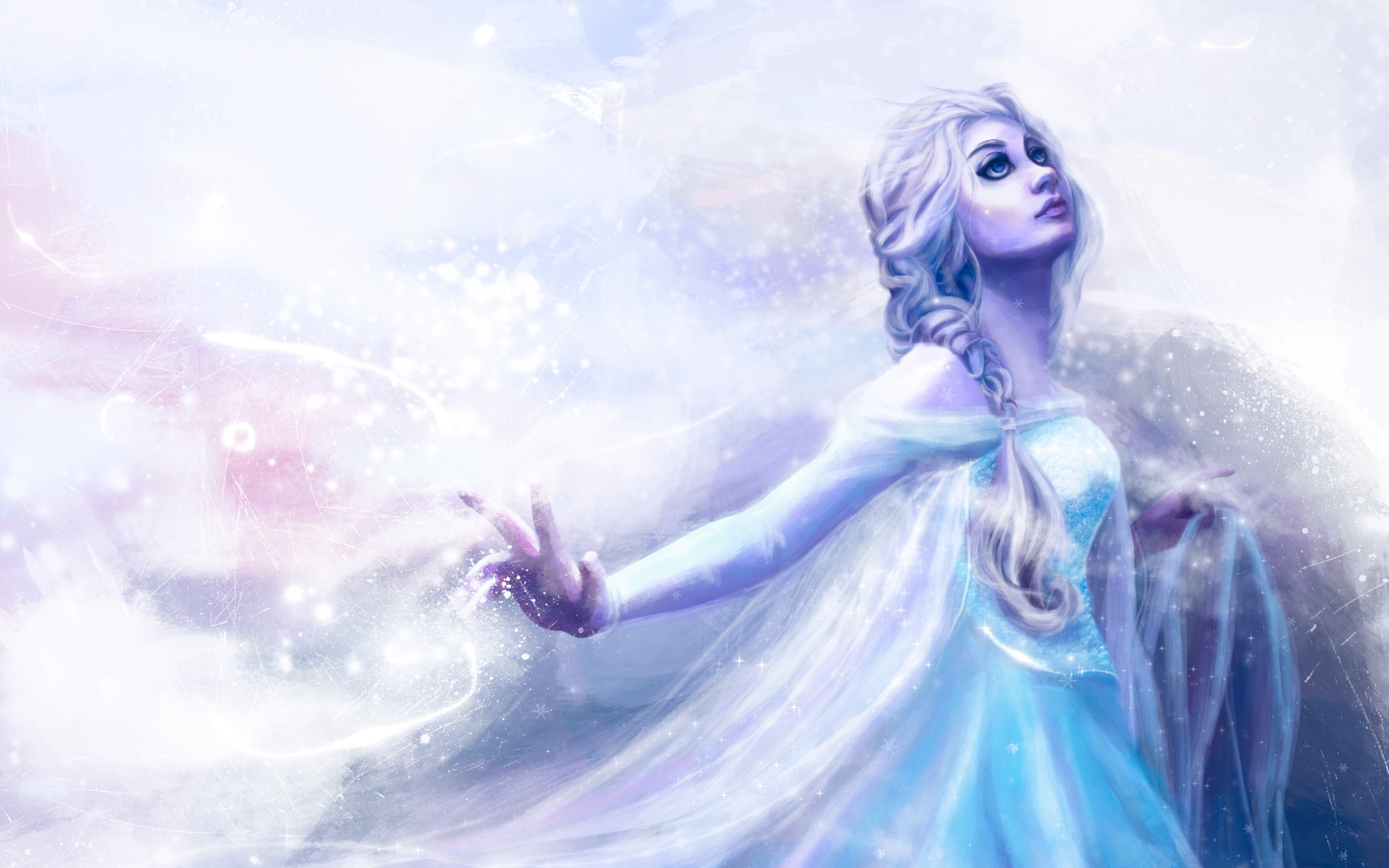 2880x1800 Elsa Frozen Art Macbook Pro Retina ,HD 4k Wallpapers,Images ...
