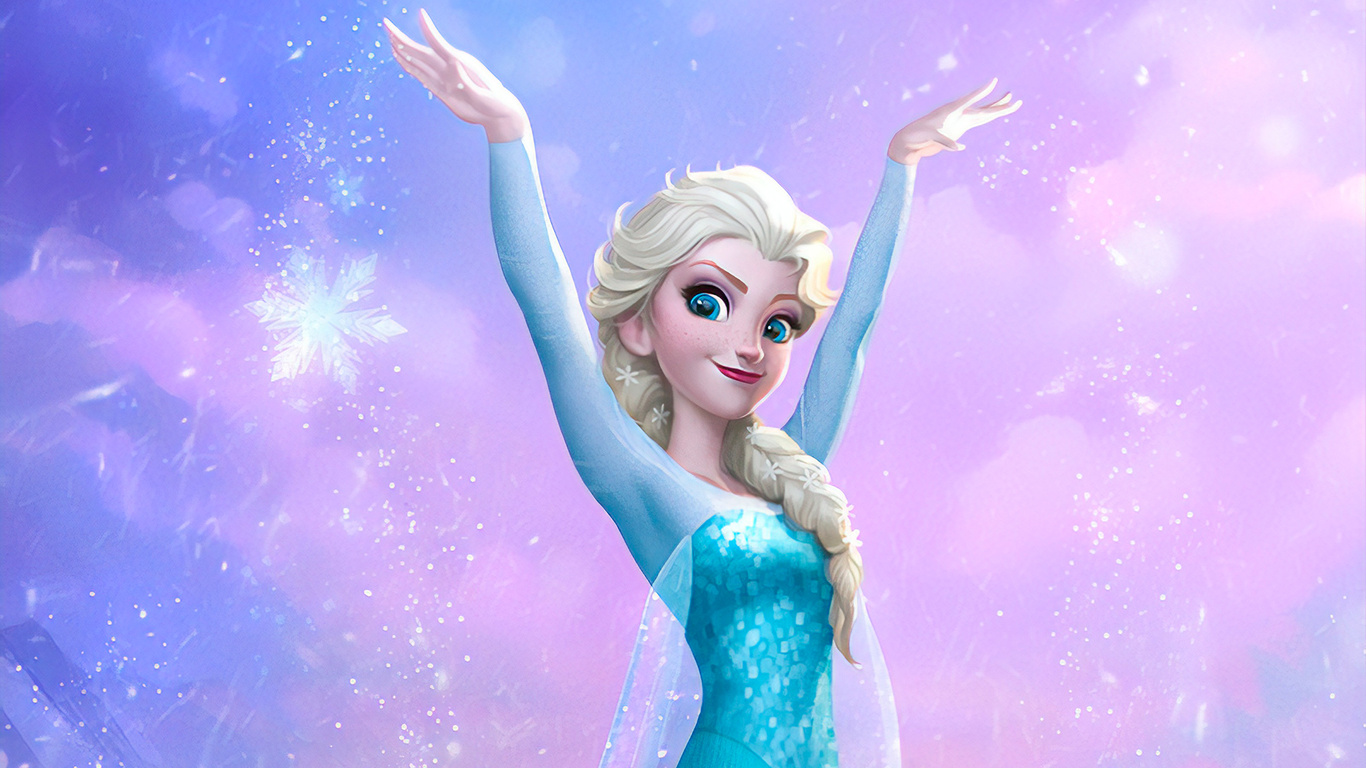 1366x768 Elsa Snow Queen Laptop HD ,HD 4k Wallpapers,Images,Backgrounds ...