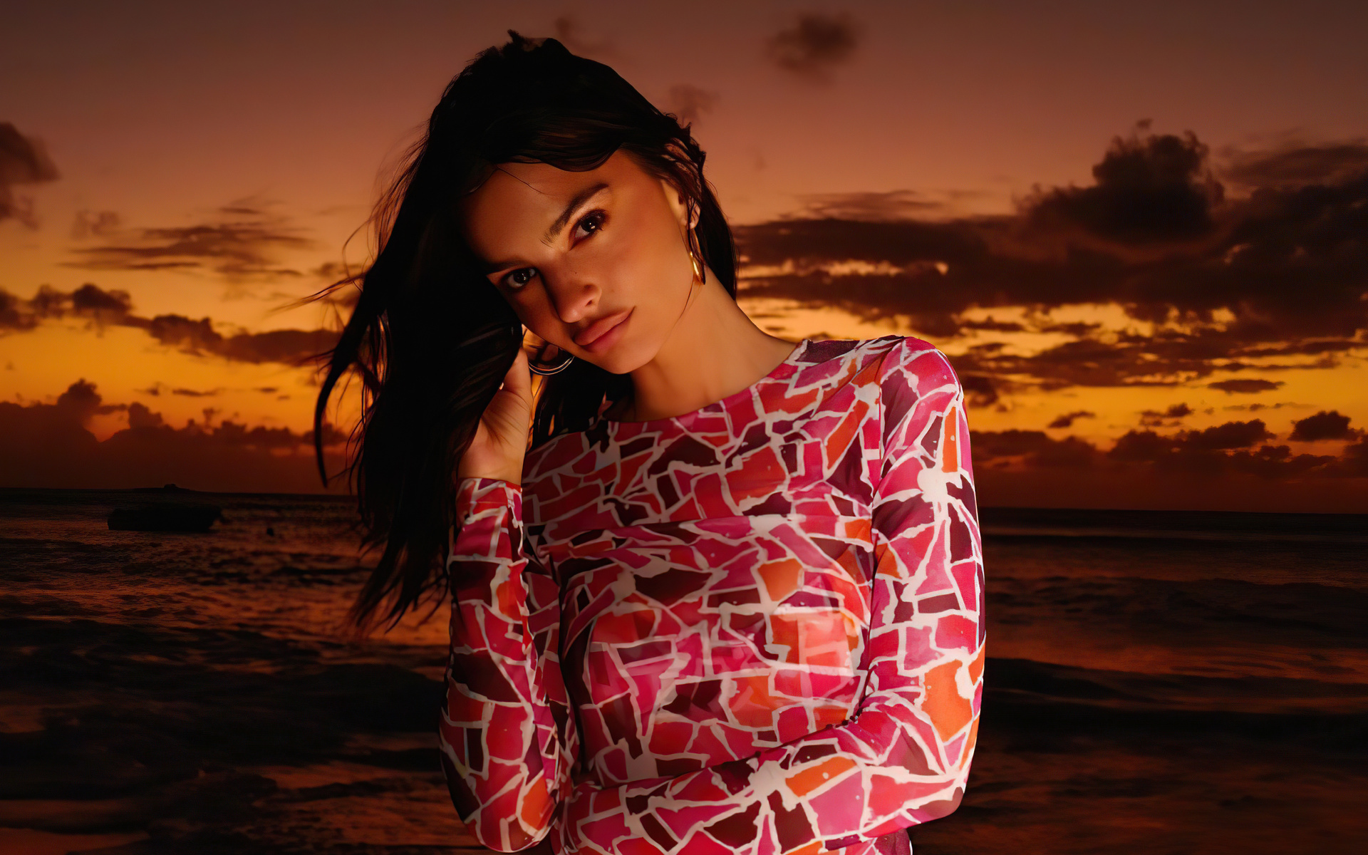 1920x1200 Emily Ratajkowski Inamorata Swim Spring 4k 1080P Resolution ...