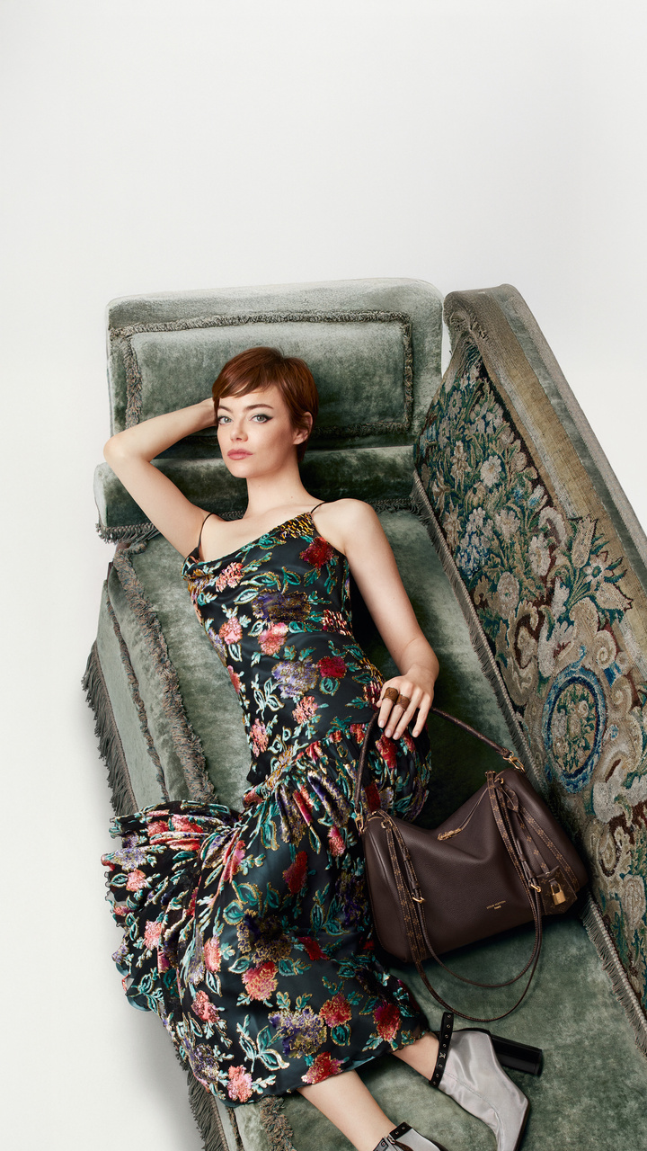 720x1280 Emma Stone Louis Vuitton 2025 Moto G,X Xperia Z1,Z3 Compact ...