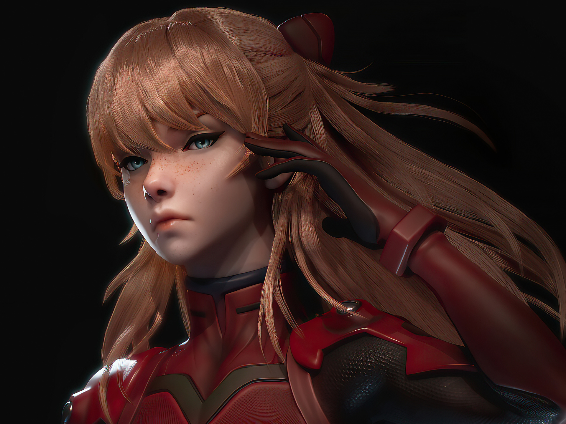 1920x1440 Evangelion Asuka Langley Cgi Art 4k 1920x1440 Resolution Hd 4k Wallpapers Images