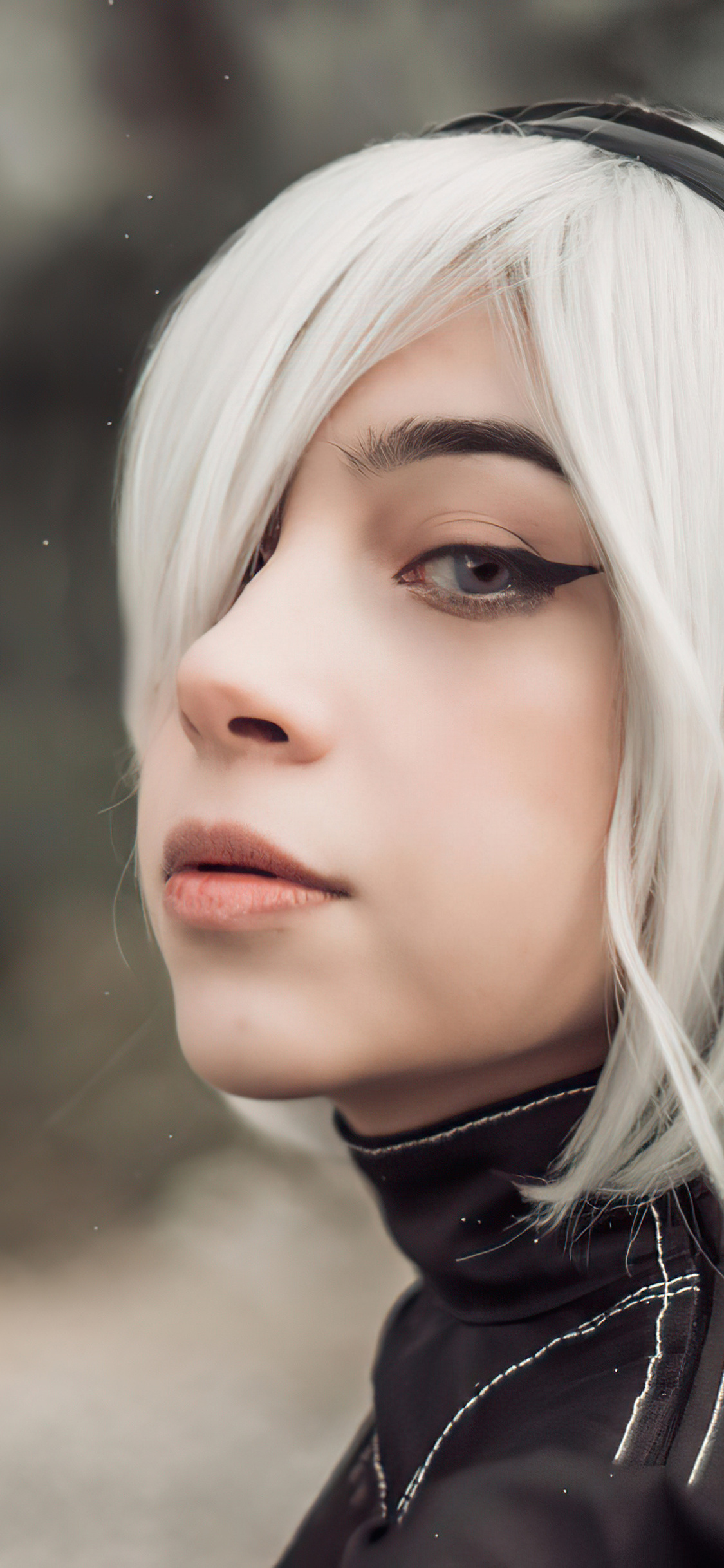 1125x2436 Eye 2b Nier Automata Cosplay 4k Iphone XS,Iphone 10,Iphone X ...