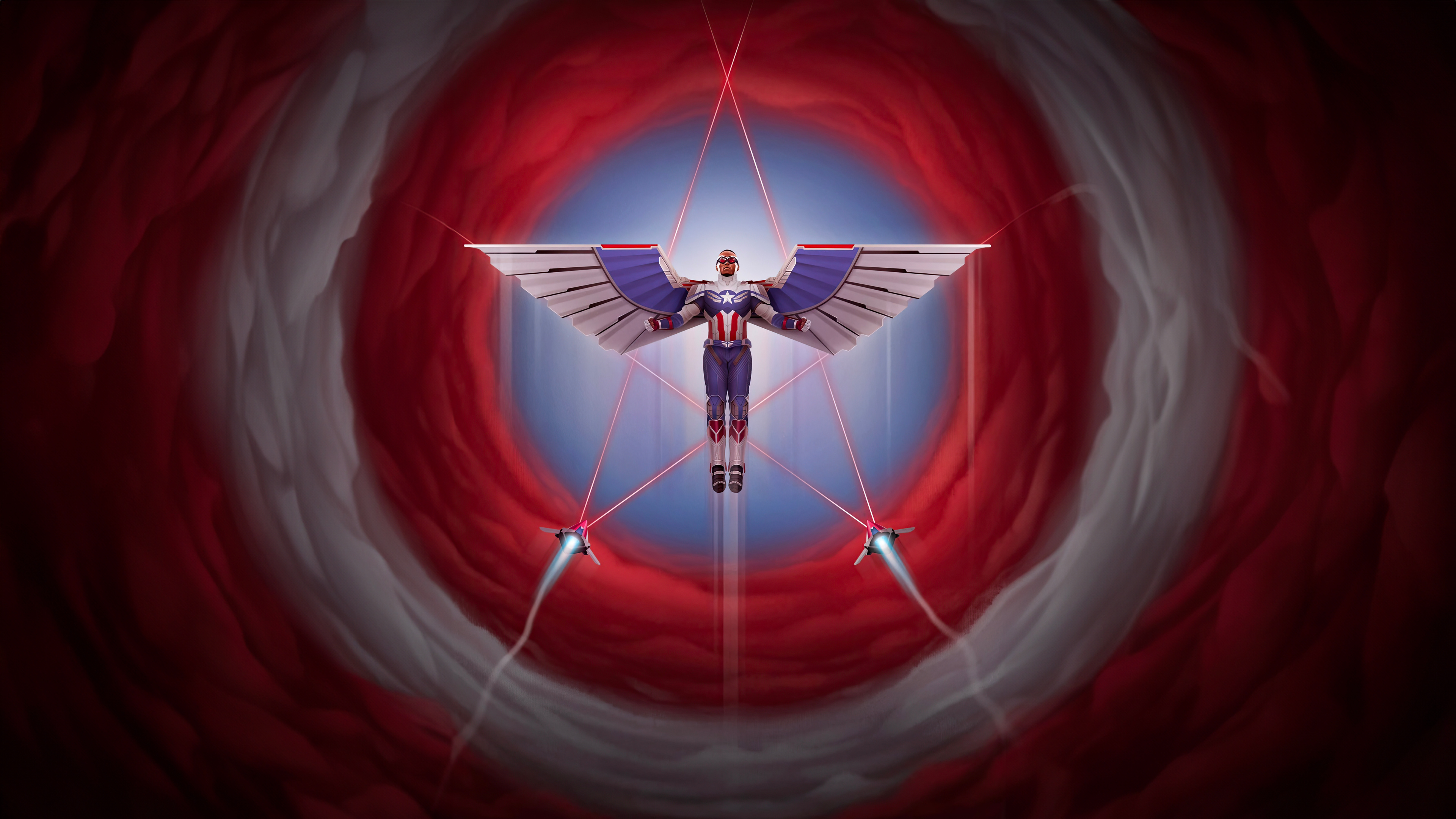 3840x2160 Falcon The New Captain America 4k 4K ,HD 4k Wallpapers,Images ...