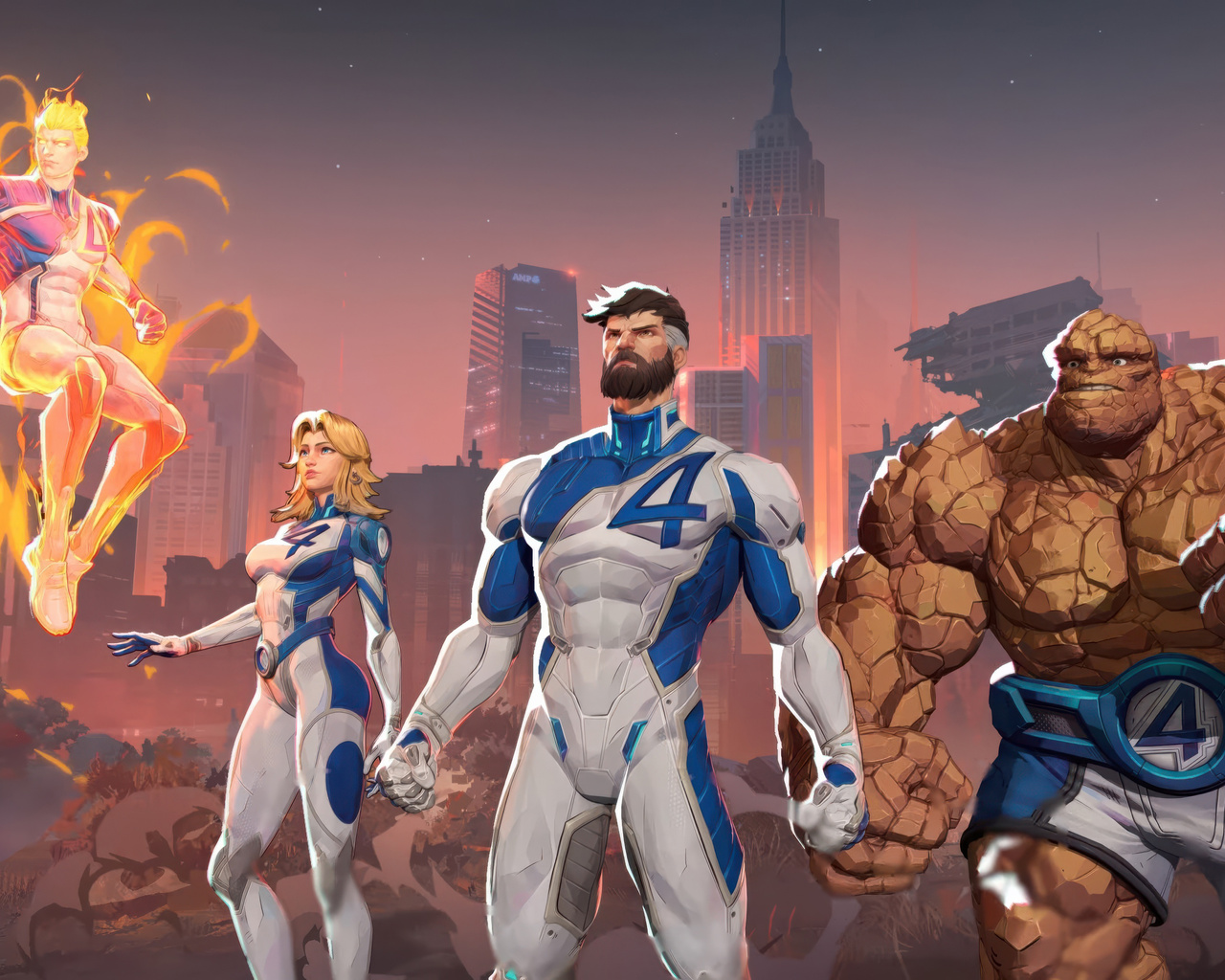 1280x1024 Fantastic Four In Marvel Rivals Game Wallpaper,1280x1024 ...