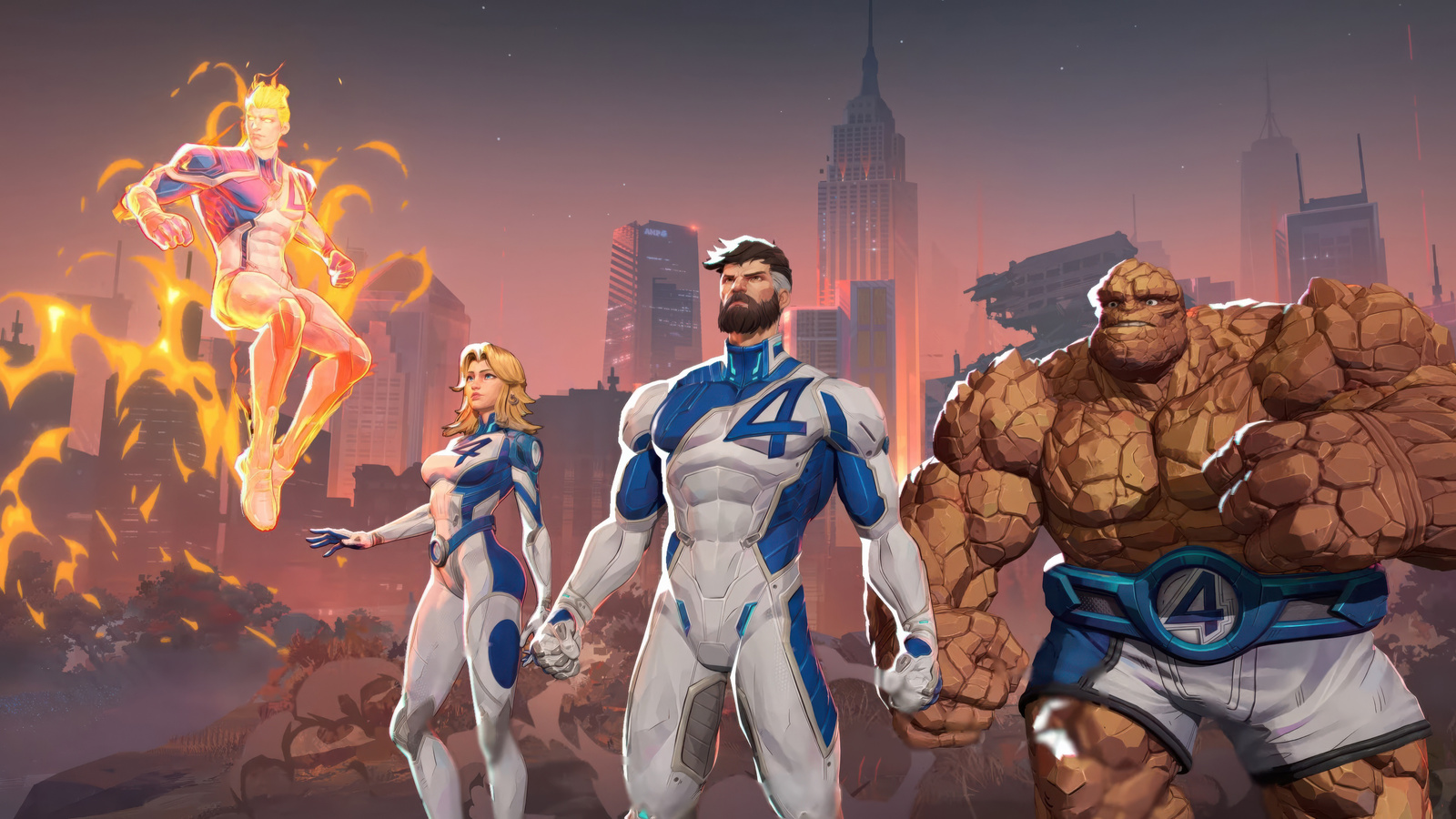 1600x900 Fantastic Four In Marvel Rivals Game Wallpaper,1600x900 ...