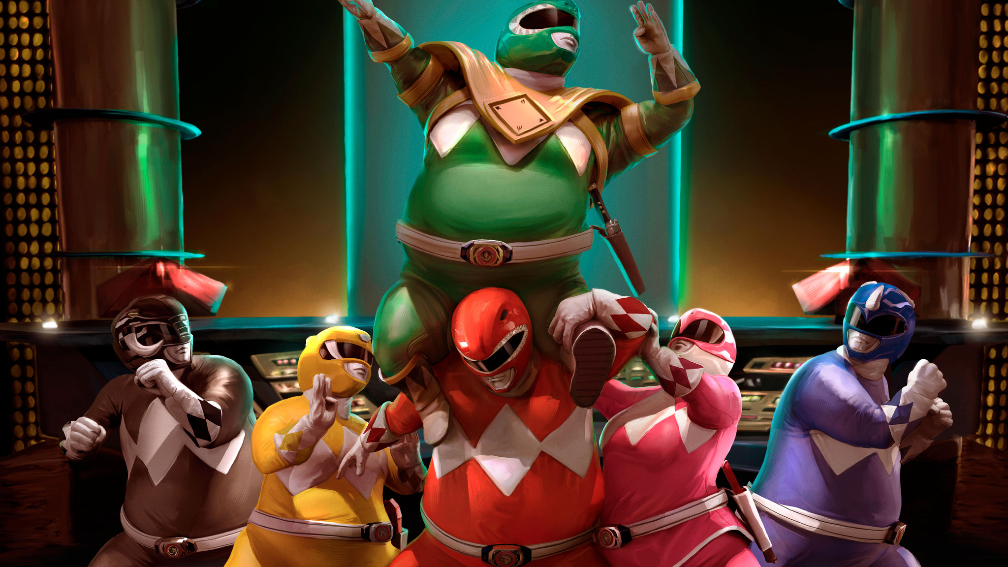 2048x1152 Fat Power Rangers Heroes 4k Wallpaper,2048x1152 Resolution HD ...