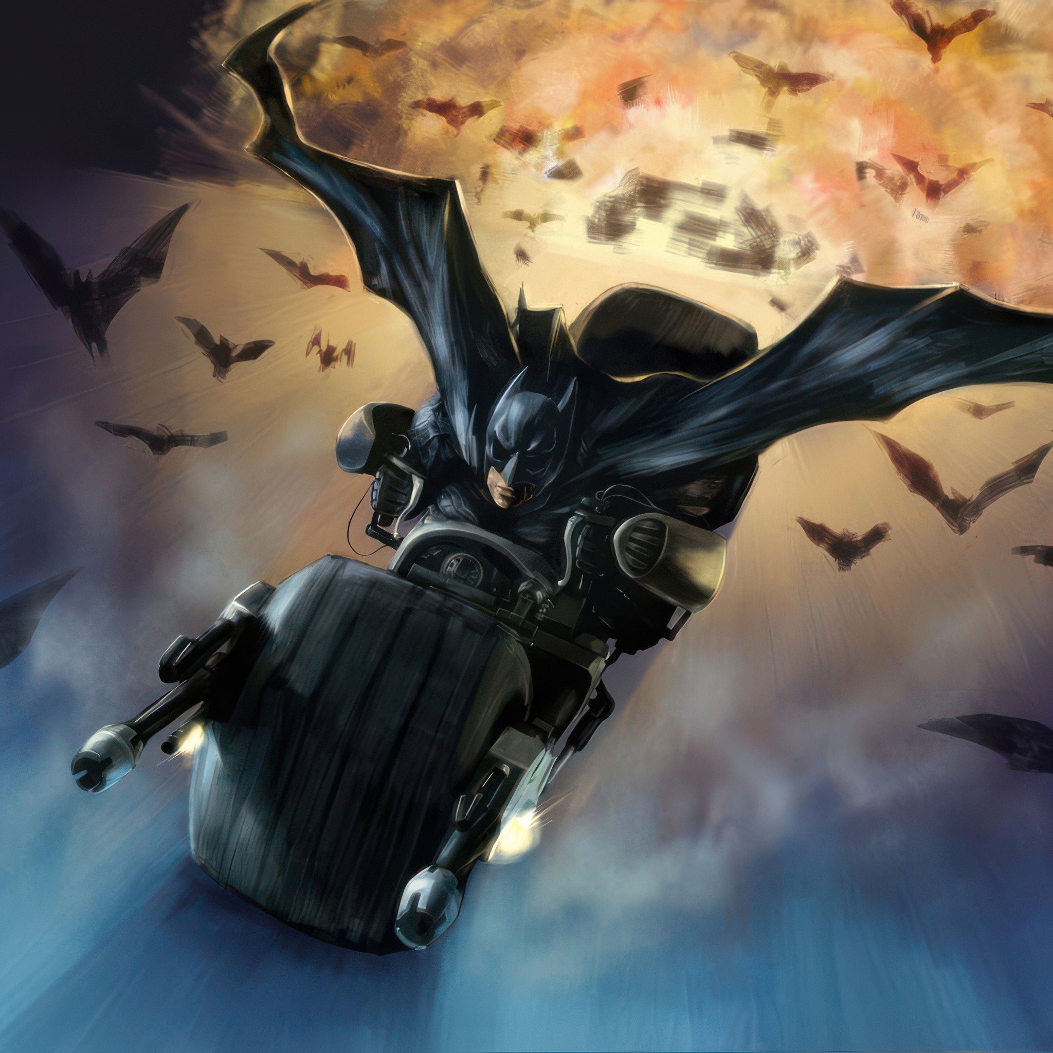 2048x2048 Fearless Batman Ipad Air ,HD 4k Wallpapers,Images,Backgrounds ...