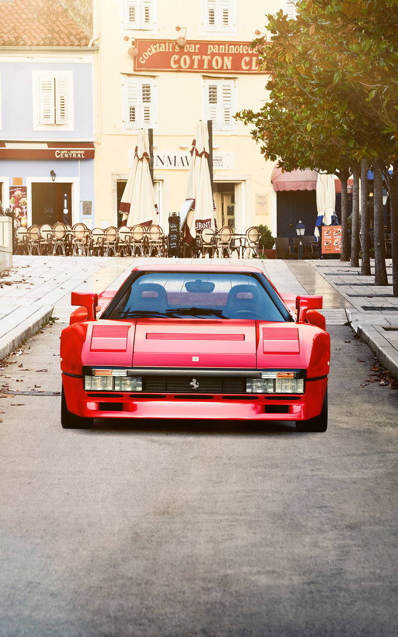 800x1280 Ferrari 288 Gto In Red Front Look 4k Nexus 7,Samsung Galaxy ...