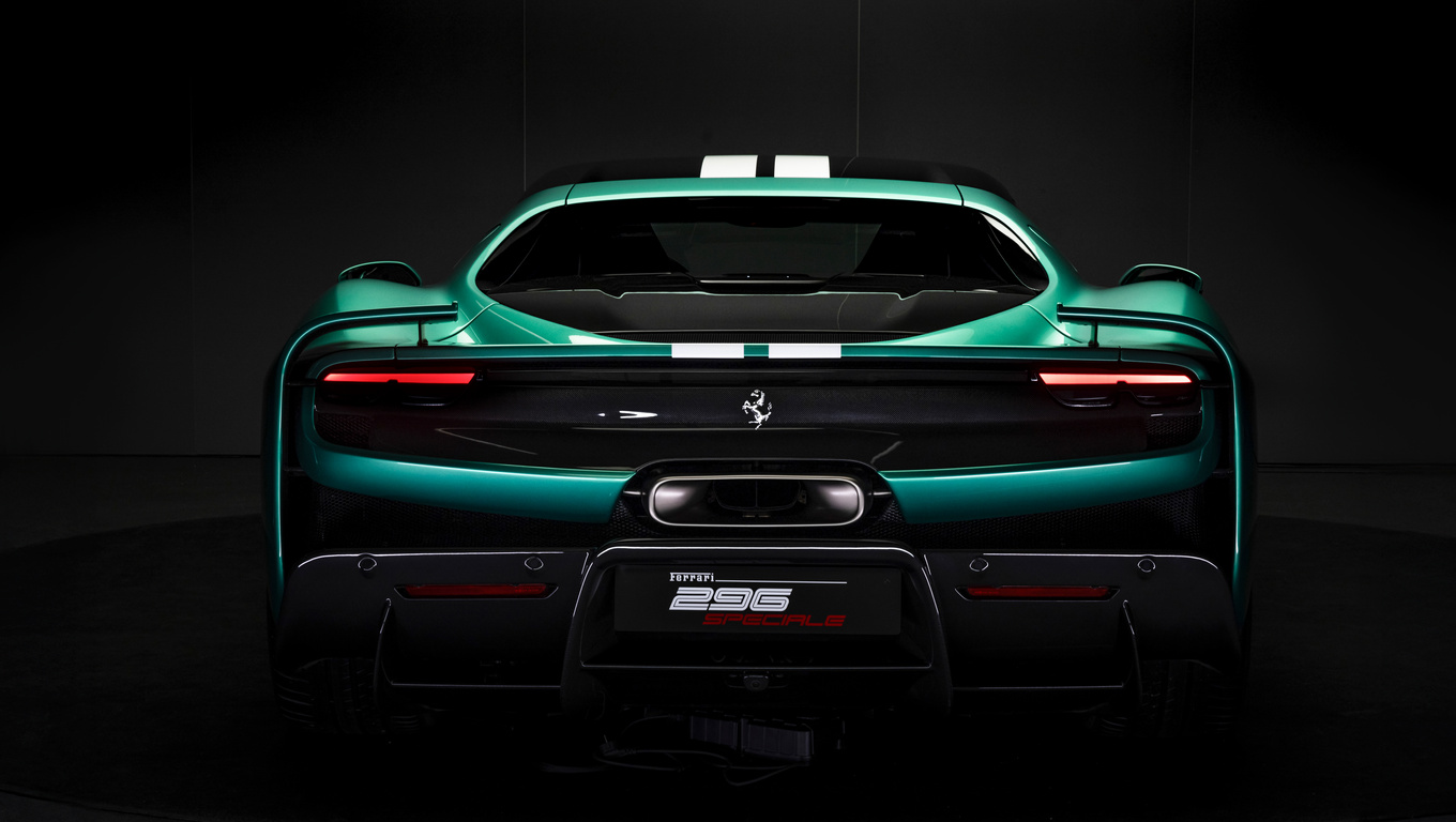 1360x768 Ferrari 296 Speciale Rear View Laptop HD ,HD 4k Wallpapers ...