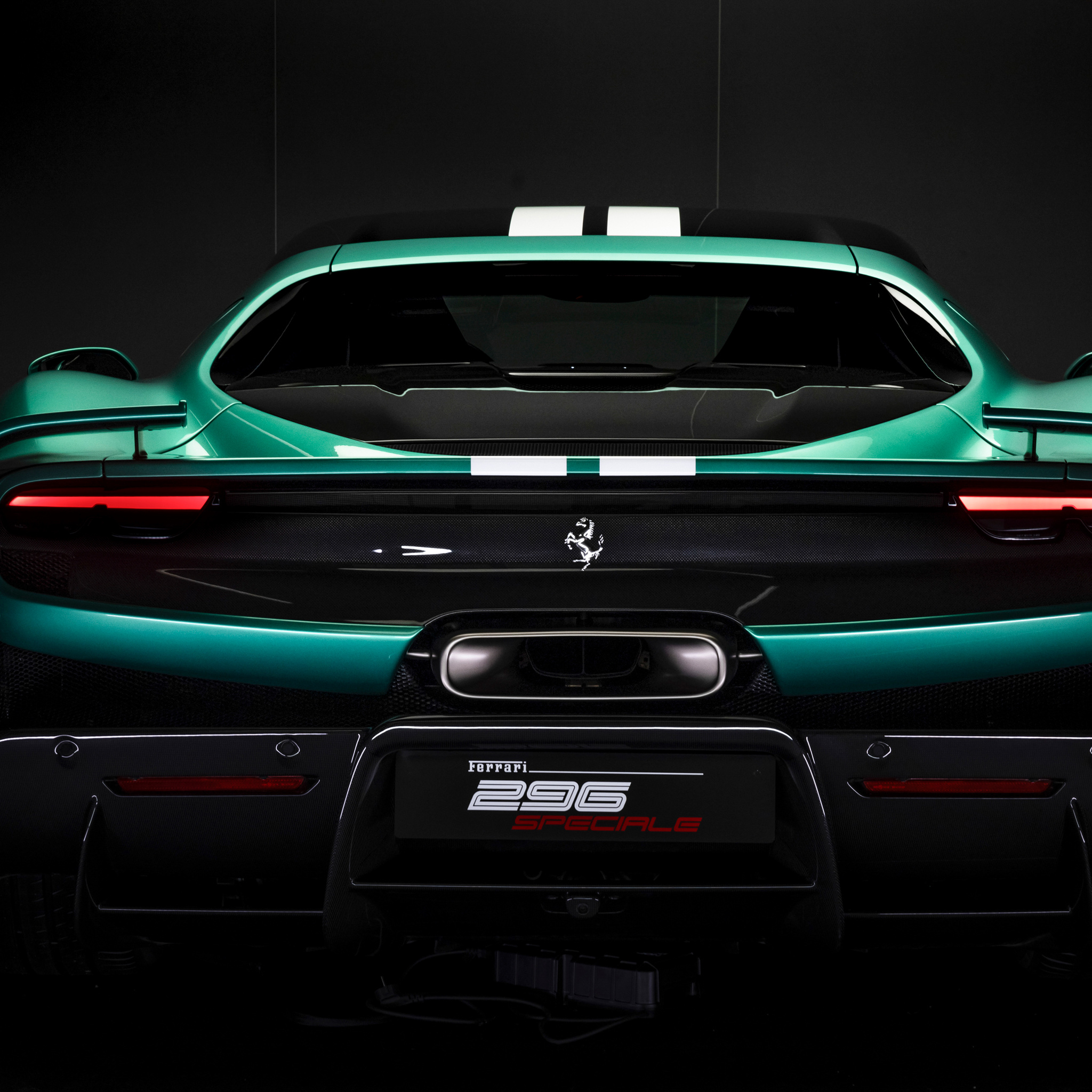 2048x2048 Ferrari 296 Speciale Rear View Ipad Air ,HD 4k Wallpapers ...