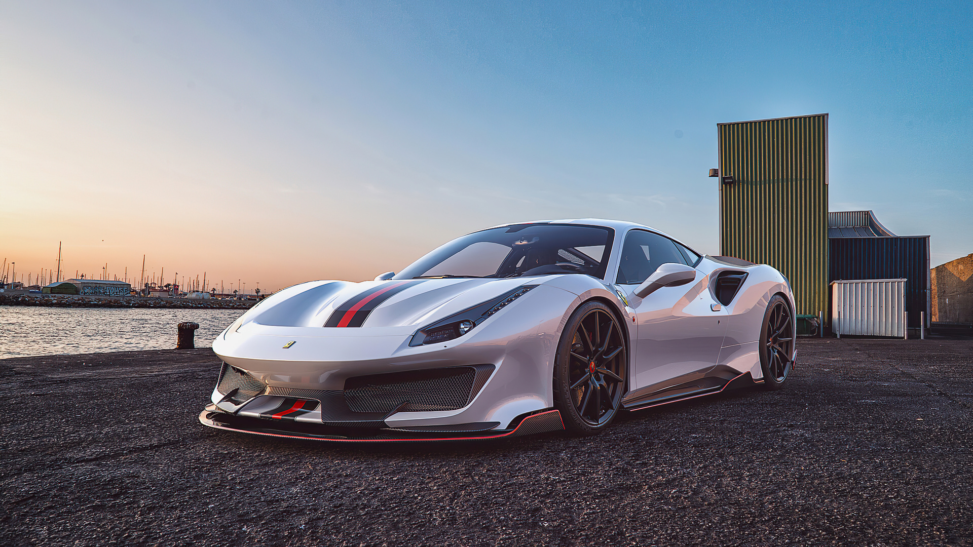 1920x1080 Ferrari 488 Pista Outdoor Laptop Full HD 1080P ,HD 4k ...