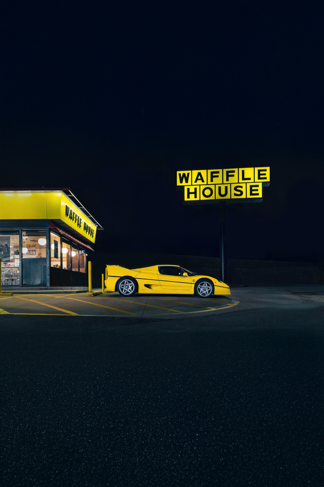 640x960 Ferrari F50 Buttered Up iPhone 4, iPhone 4S ,HD 4k Wallpapers ...