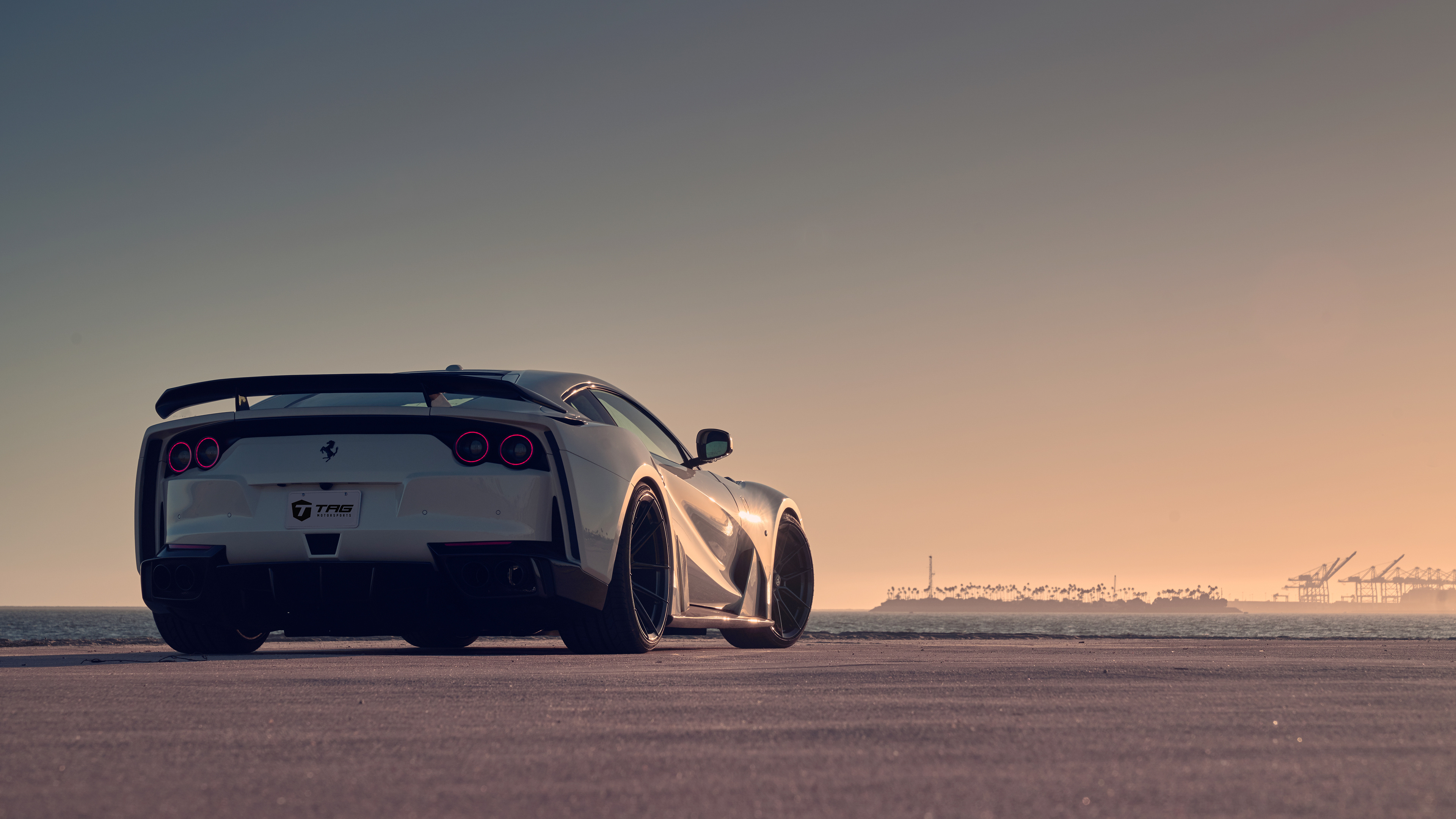 3840x2160 Ferrari Rear View 5k 4K ,HD 4k Wallpapers,Images,Backgrounds ...
