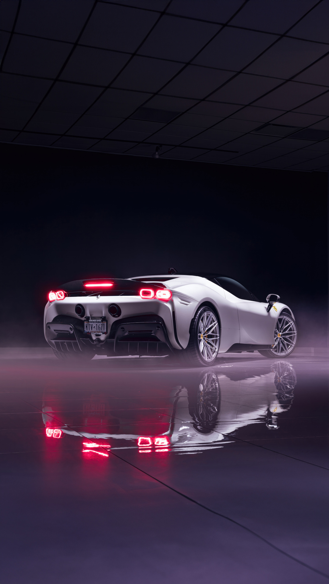 1080x1920 Ferrari Sf90 Rear Iphone 7,6s,6 Plus, Pixel xl ,One Plus 3,3t ...