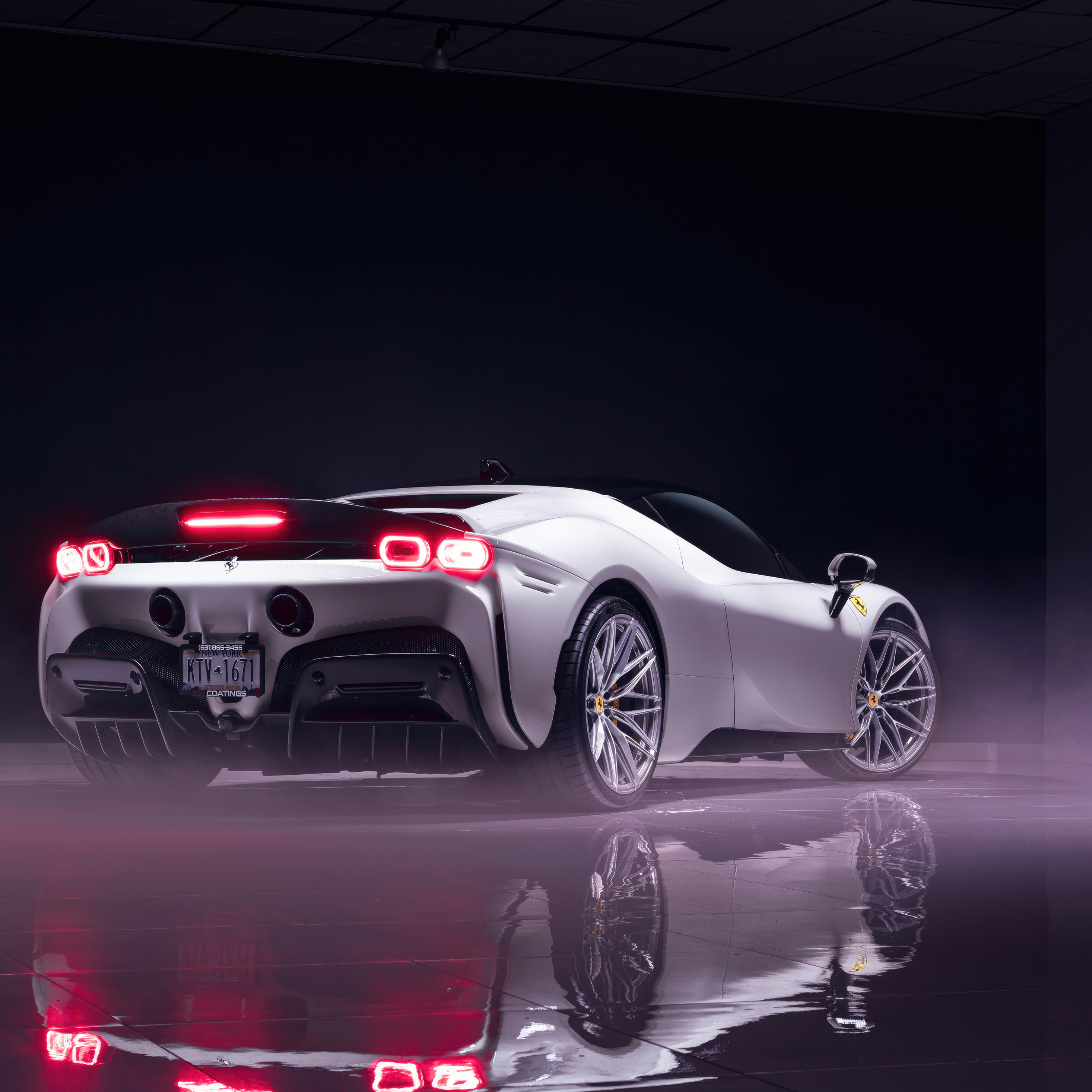 2932x2932 Ferrari Sf90 Rear Ipad Pro Retina Display ,HD 4k Wallpapers ...