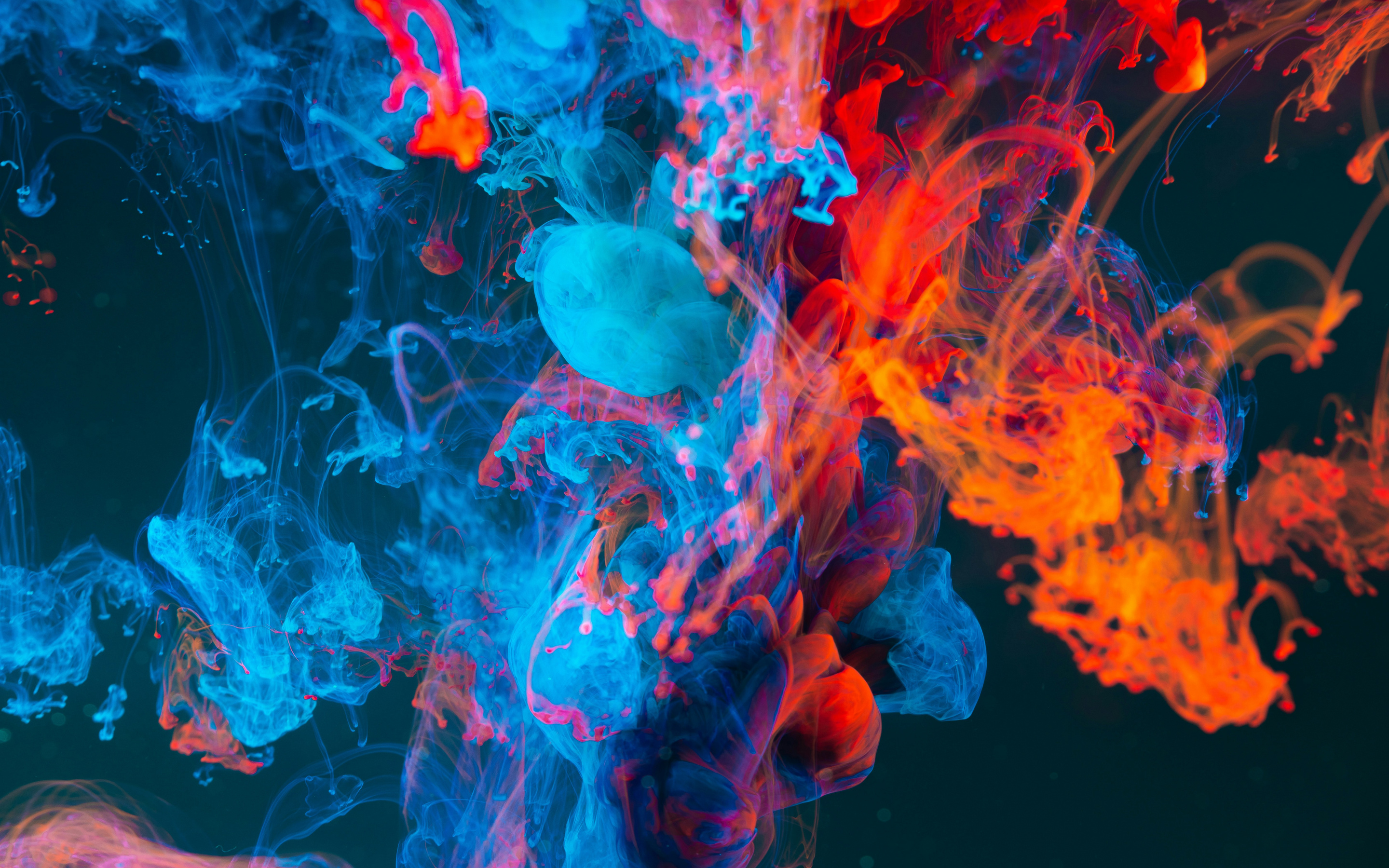 2880x1800 Fire Meets Ice Abstract Macbook Pro Retina ,HD 4k Wallpapers ...