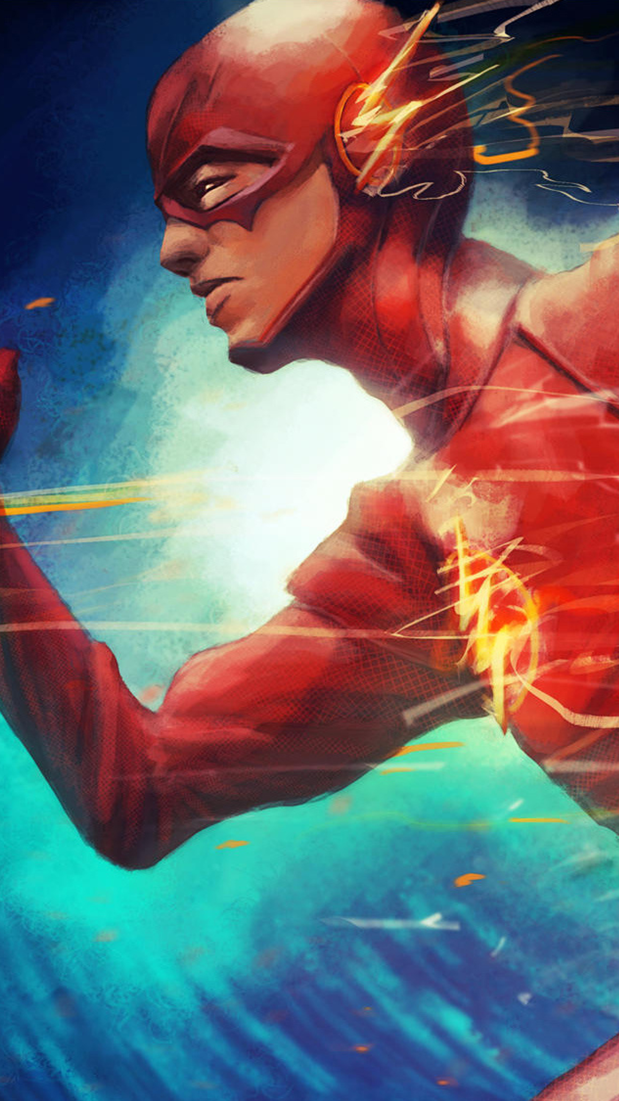 2160x3840 Flash Paint Art Sony Xperia X,XZ,Z5 Premium ,HD 4k Wallpapers ...